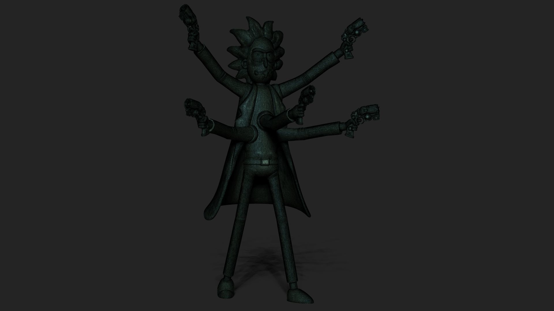 Rick and Morty 3D model 3D printable | CGTrader