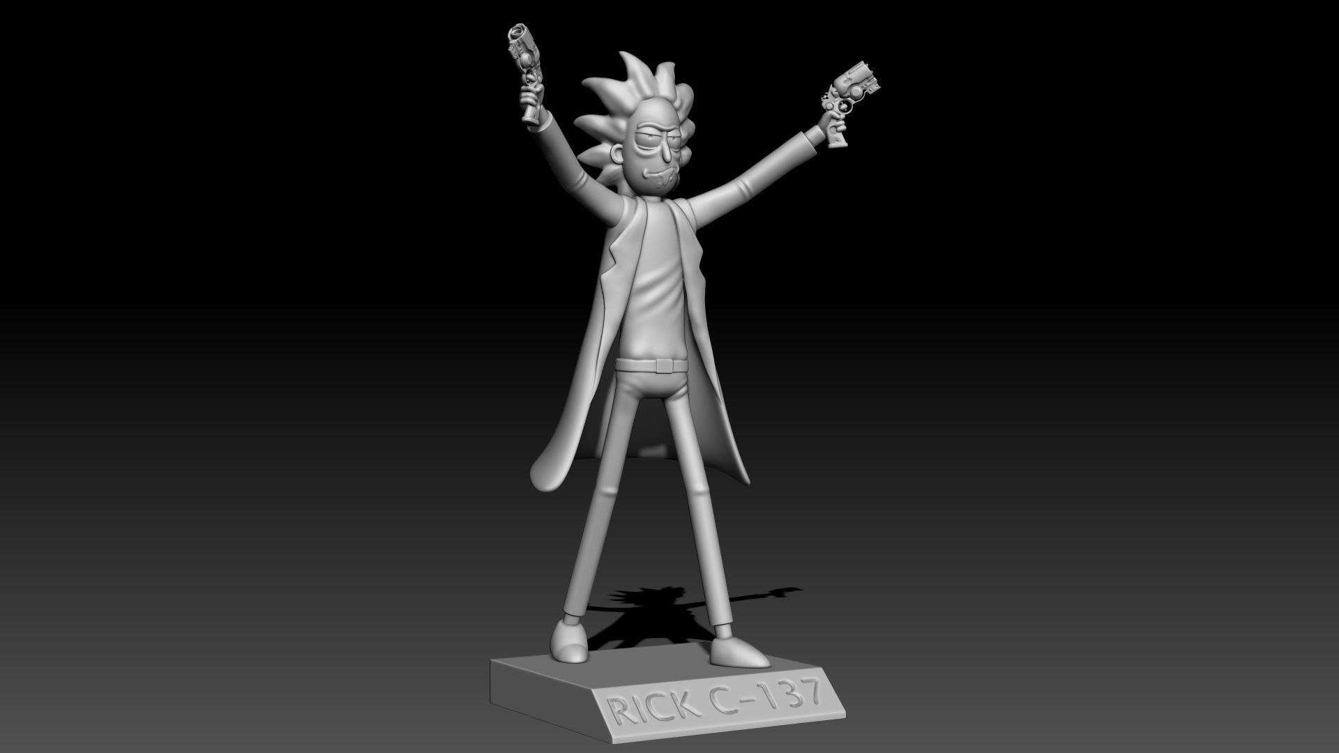 Rick and Morty 3D model 3D printable | CGTrader