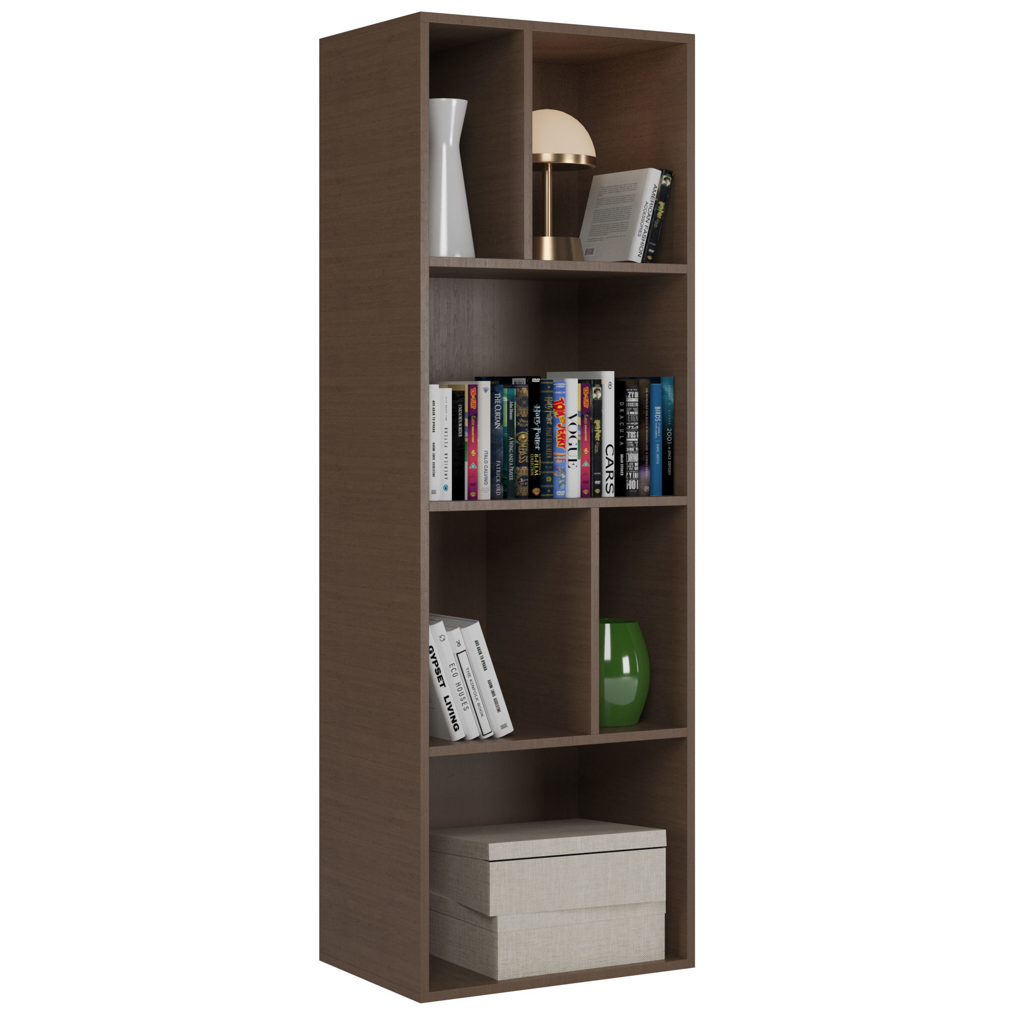 Letter I shaped shelves 3D model | CGTrader