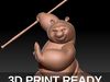 Kung Fu Panda Po 3D model 3D printable | CGTrader