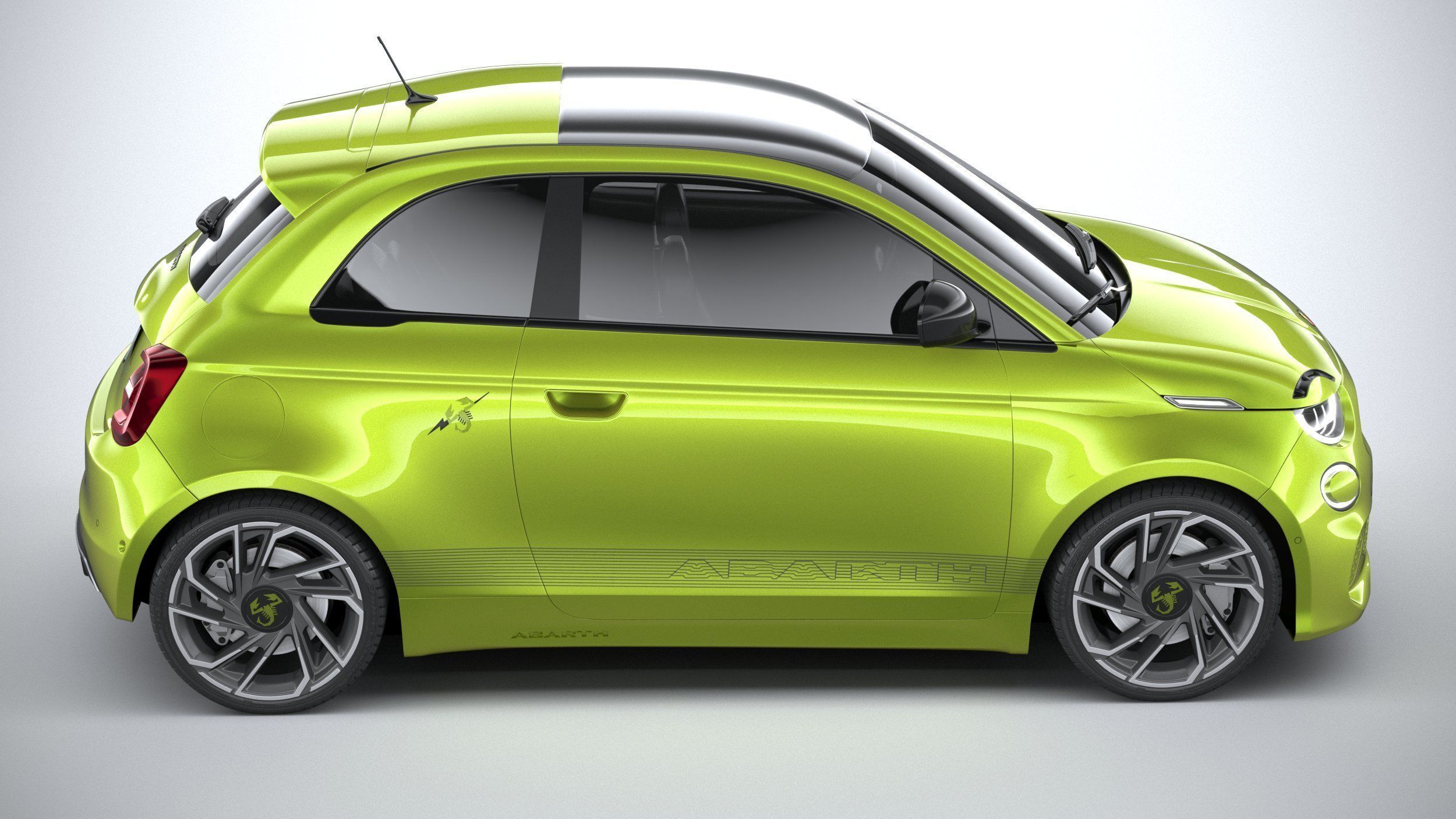 Fiat 500e Abarth 2023 3D model | CGTrader