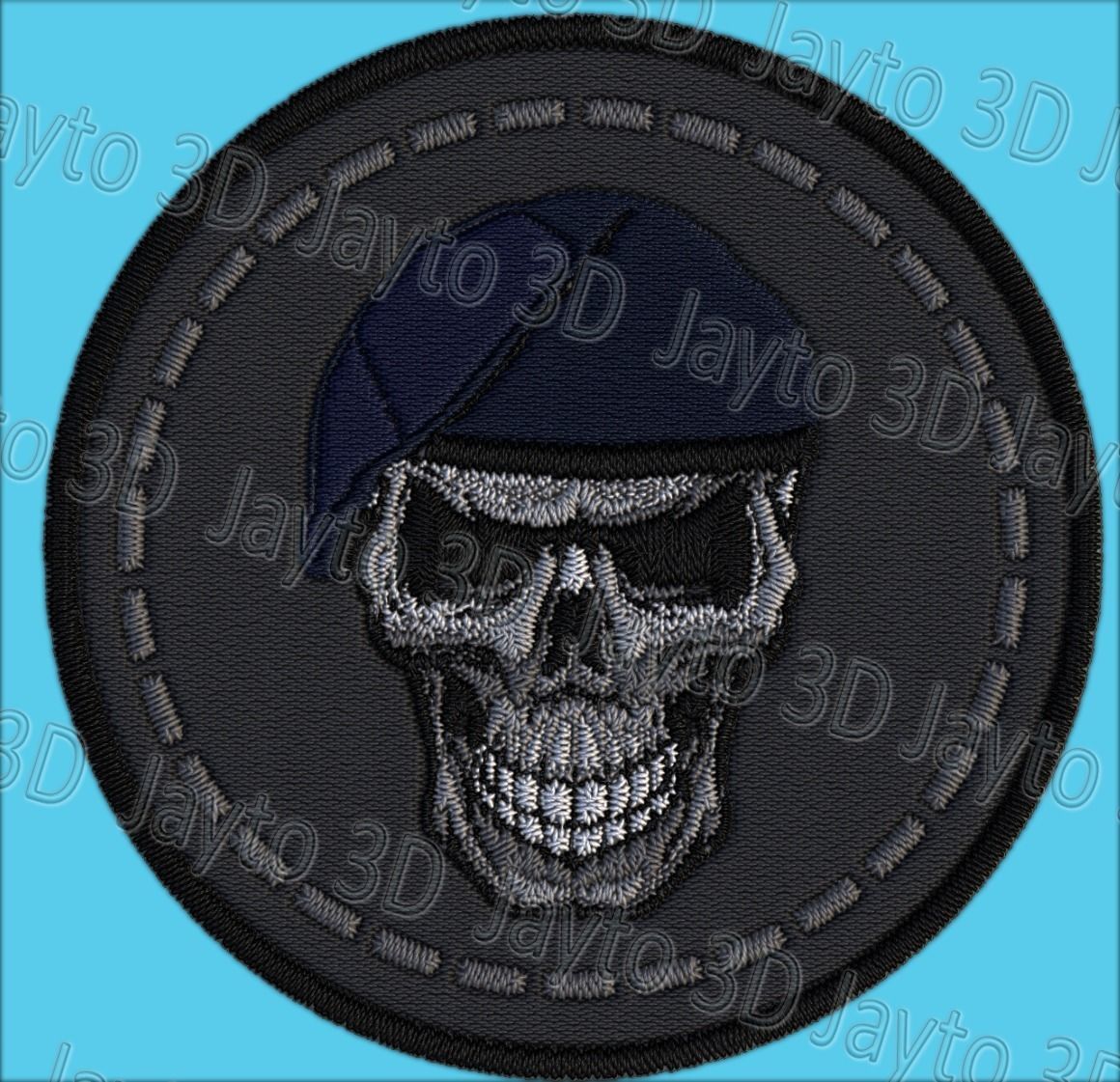 3D model Embroidered Patch Assortment VR / AR / low-poly | CGTrader