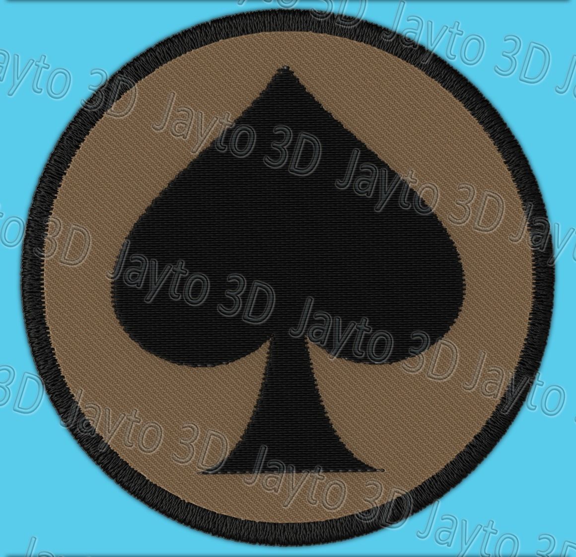 3D model Embroidered Patch Assortment VR / AR / low-poly | CGTrader