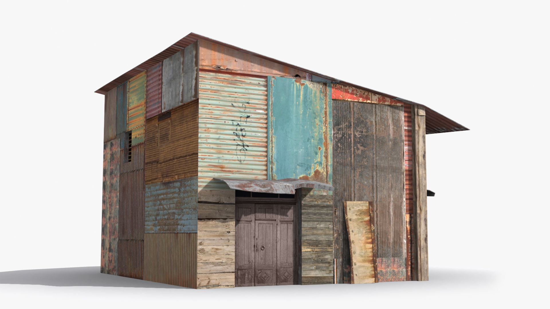 3D model Slum x1 VR / AR / low-poly | CGTrader