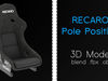 RECARO Pole Position Car Racing Seat 3D Model 3D model | CGTrader