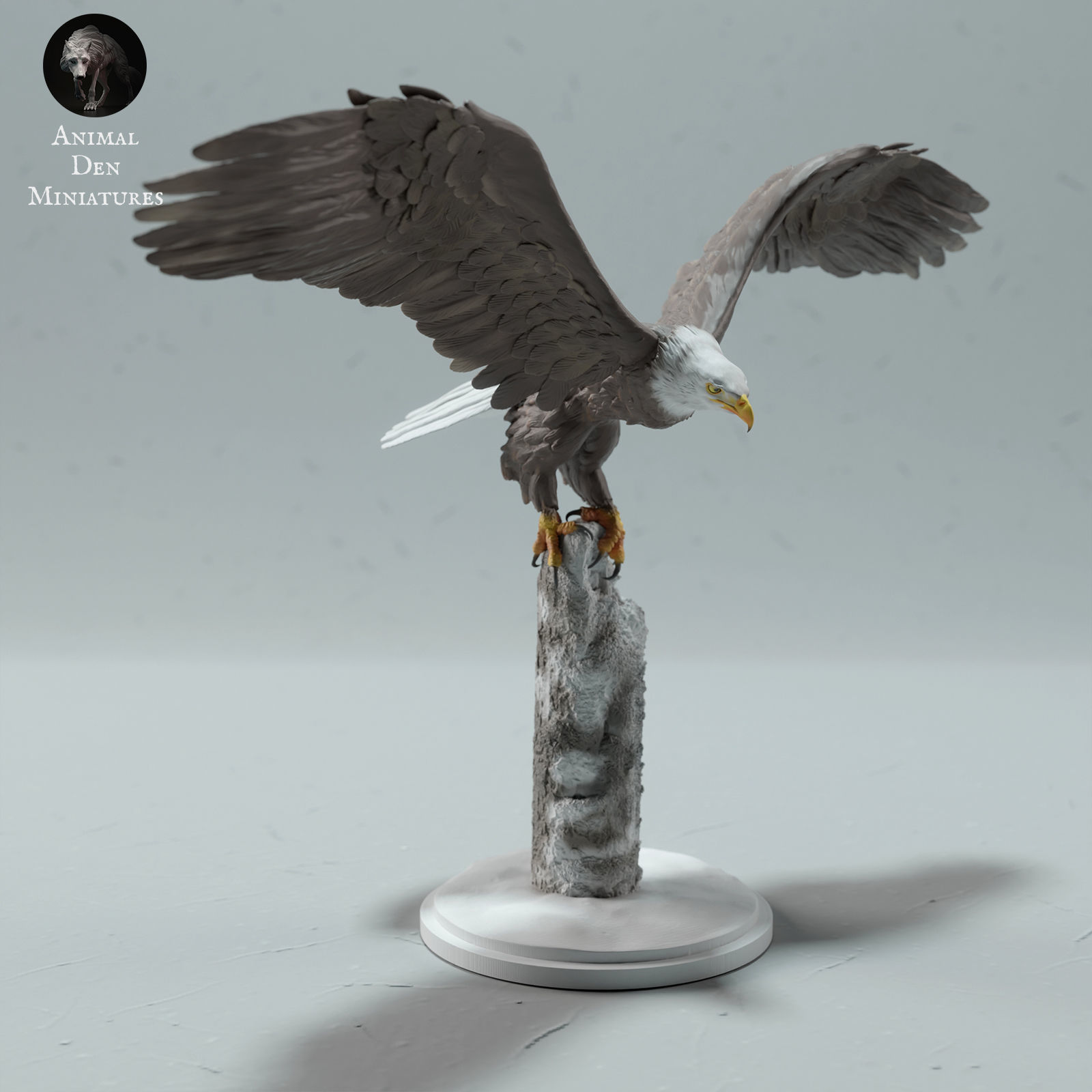 Bald Eagle 3D model 3D printable | CGTrader