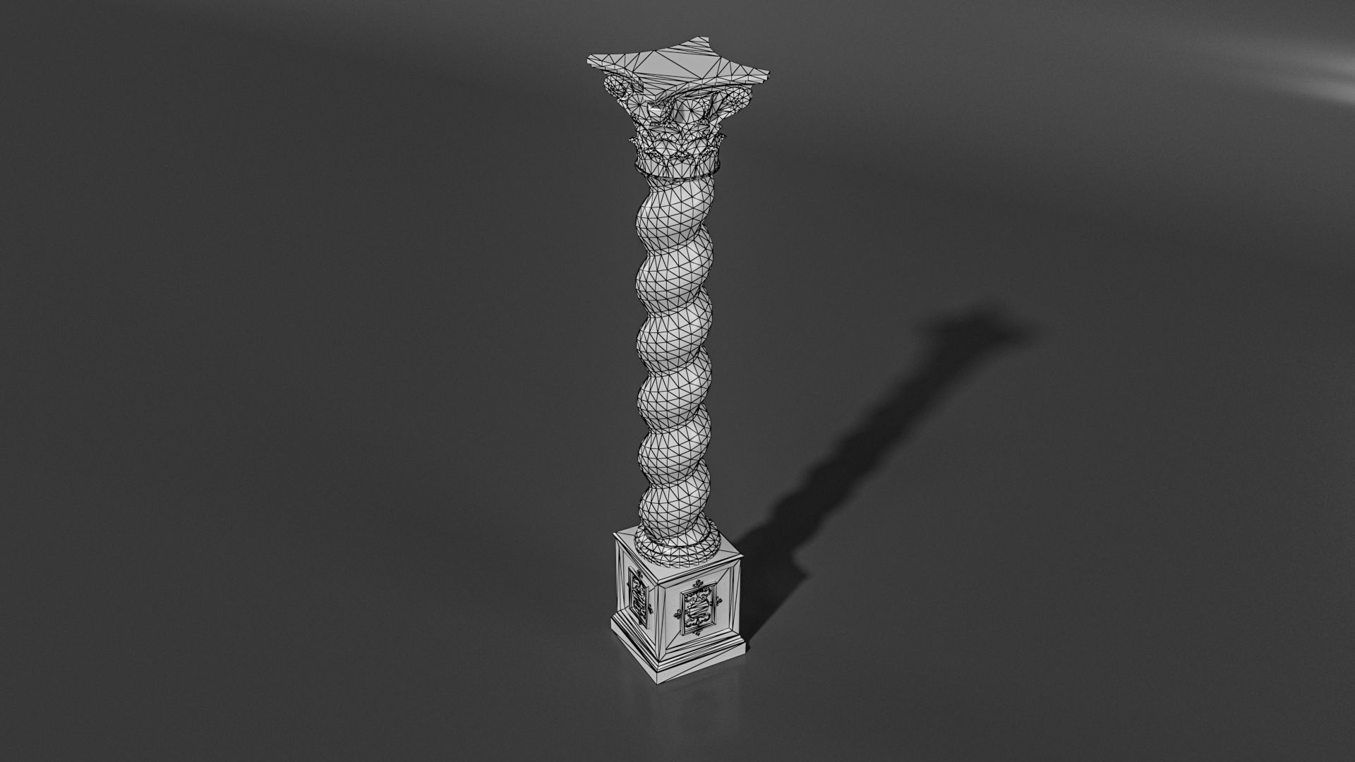 Antique Roman Column 3D model free 3D model | CGTrader