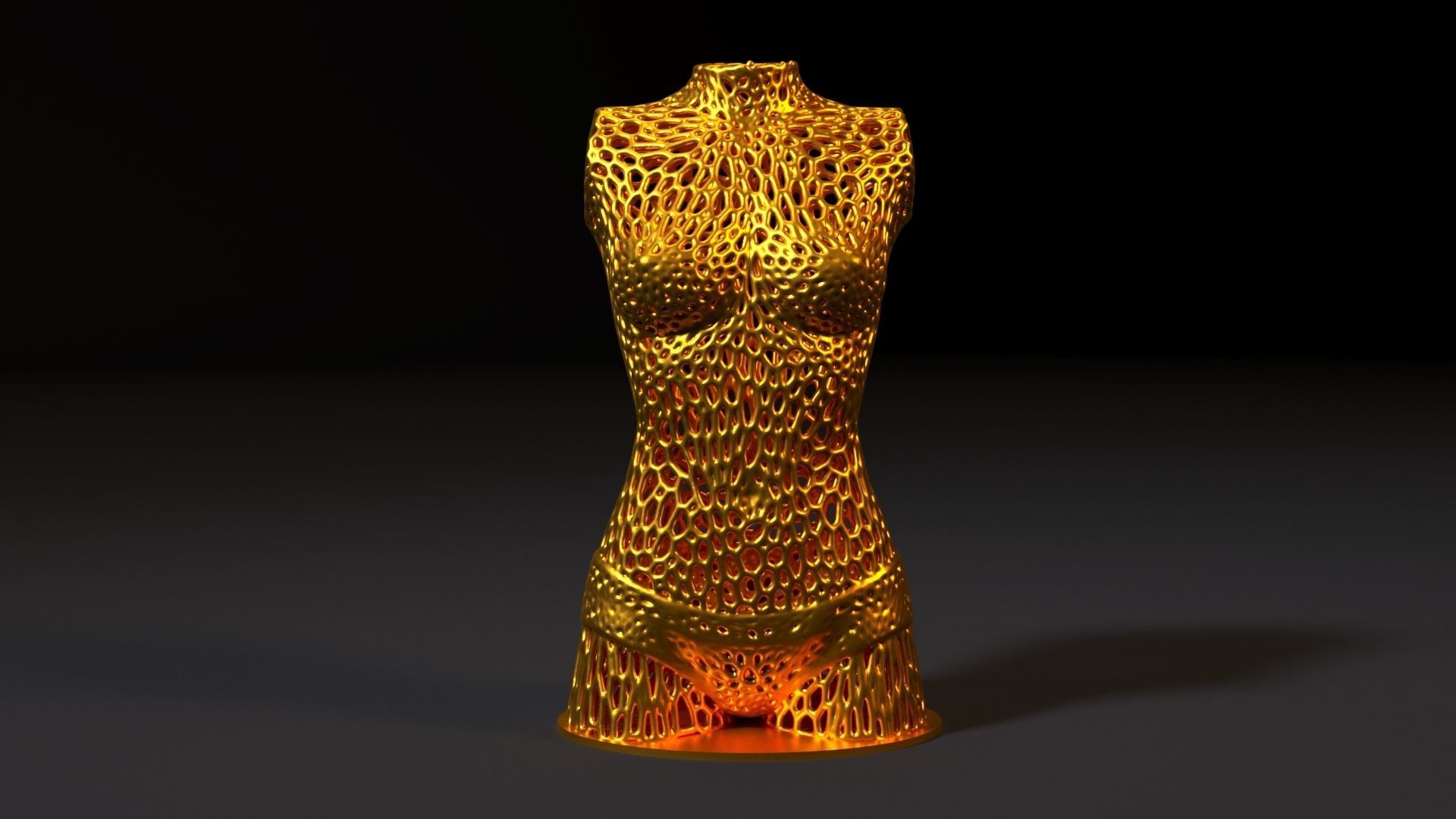 Woman Torso 3D model 3D printable | CGTrader