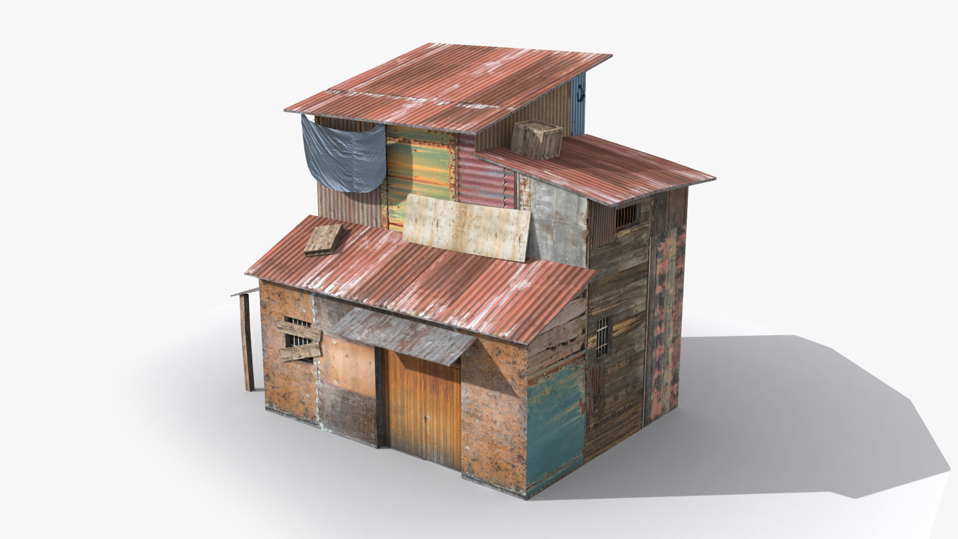 3D model Slum x11 VR / AR / low-poly | CGTrader