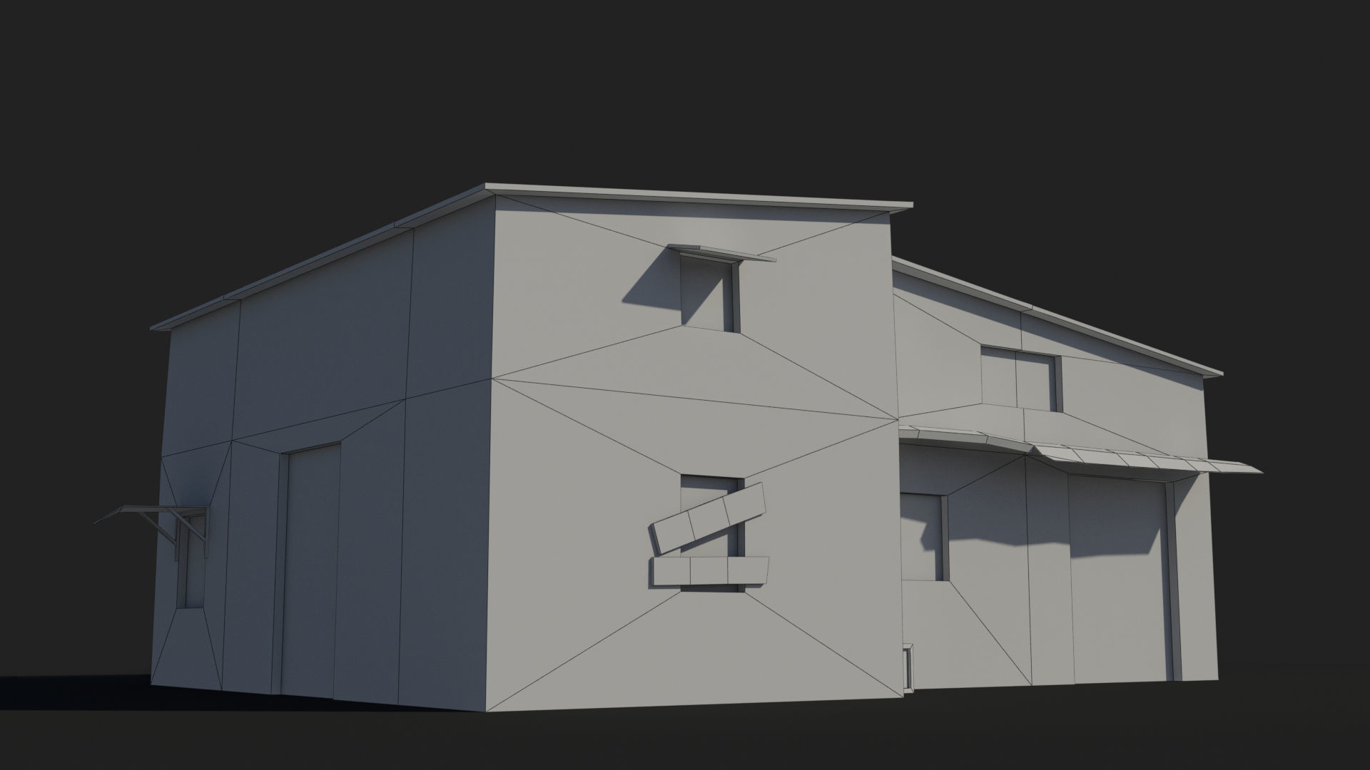 3D model Slum x15 VR / AR / low-poly | CGTrader
