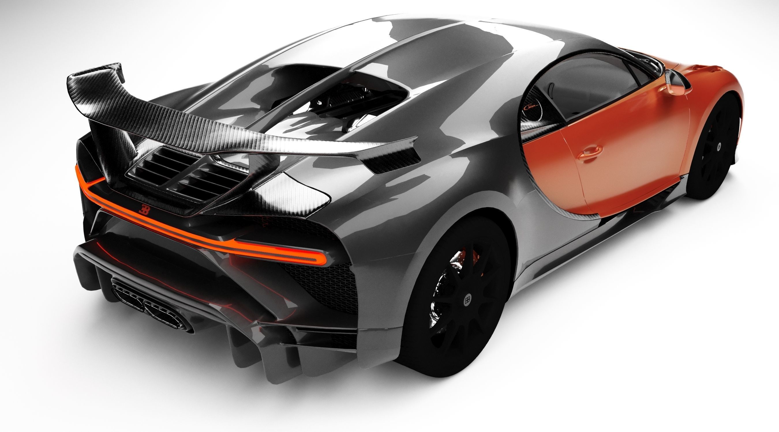 Bugatti Chiron Pur Sport 3D model | CGTrader