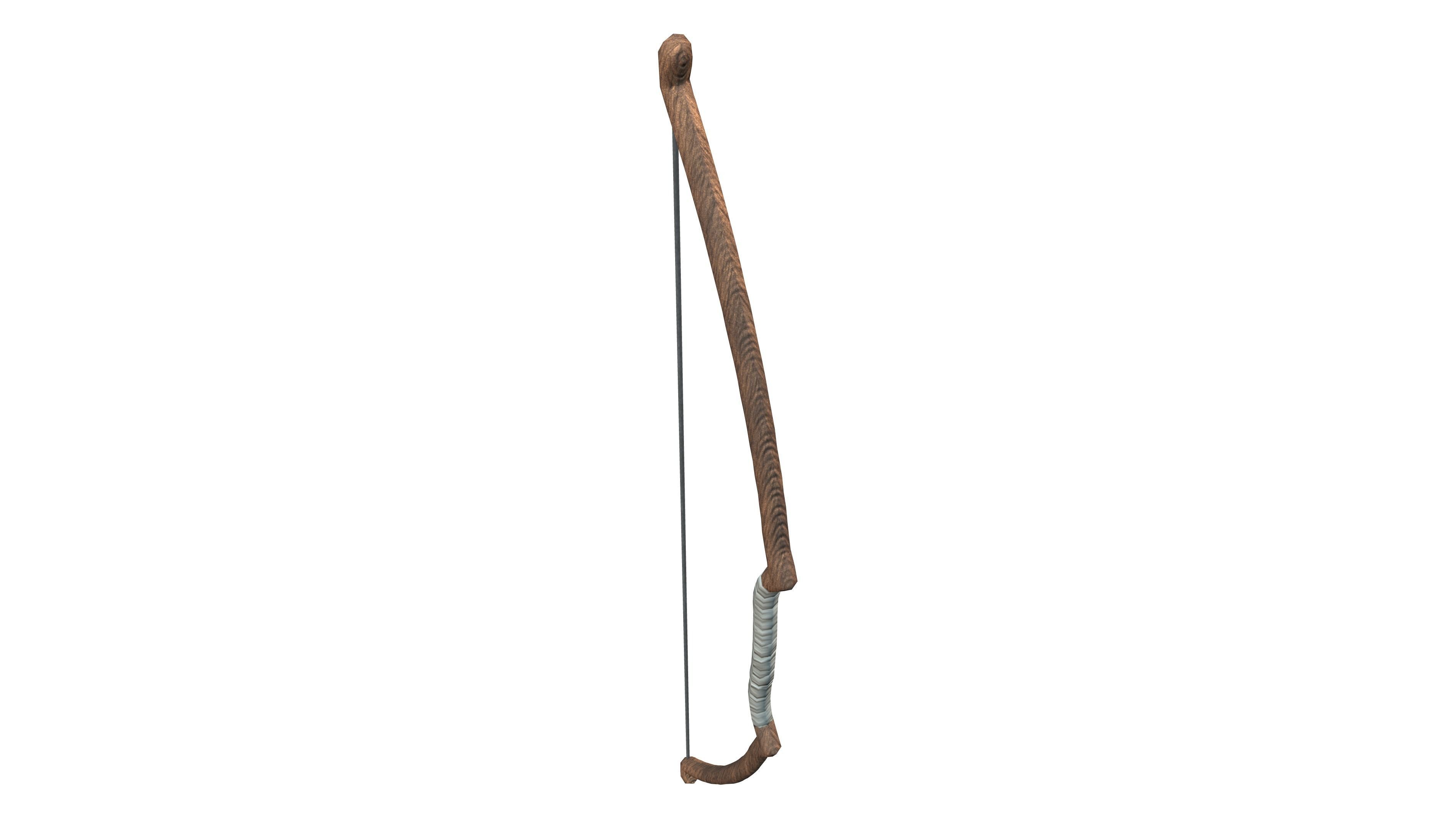 3D model Recurve Long Bow VR / AR / low-poly | CGTrader