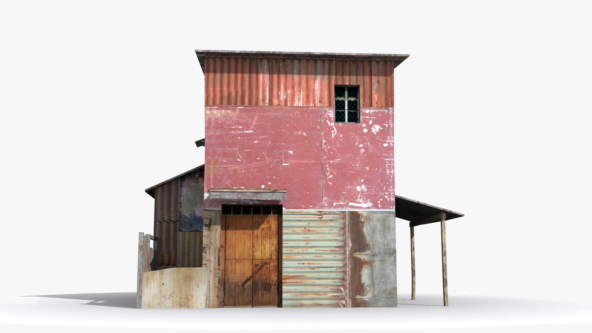 3D model Slum x20 VR / AR / low-poly | CGTrader