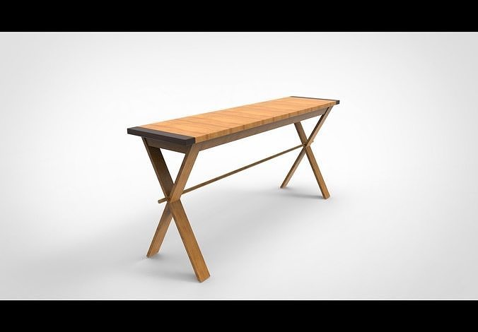 Garden table 3D model | CGTrader