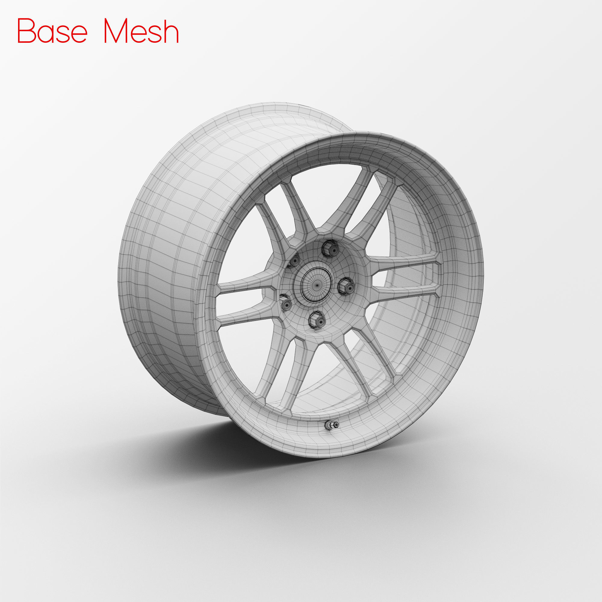 Enkei RPF1 Rim 3D Model 3D model | CGTrader