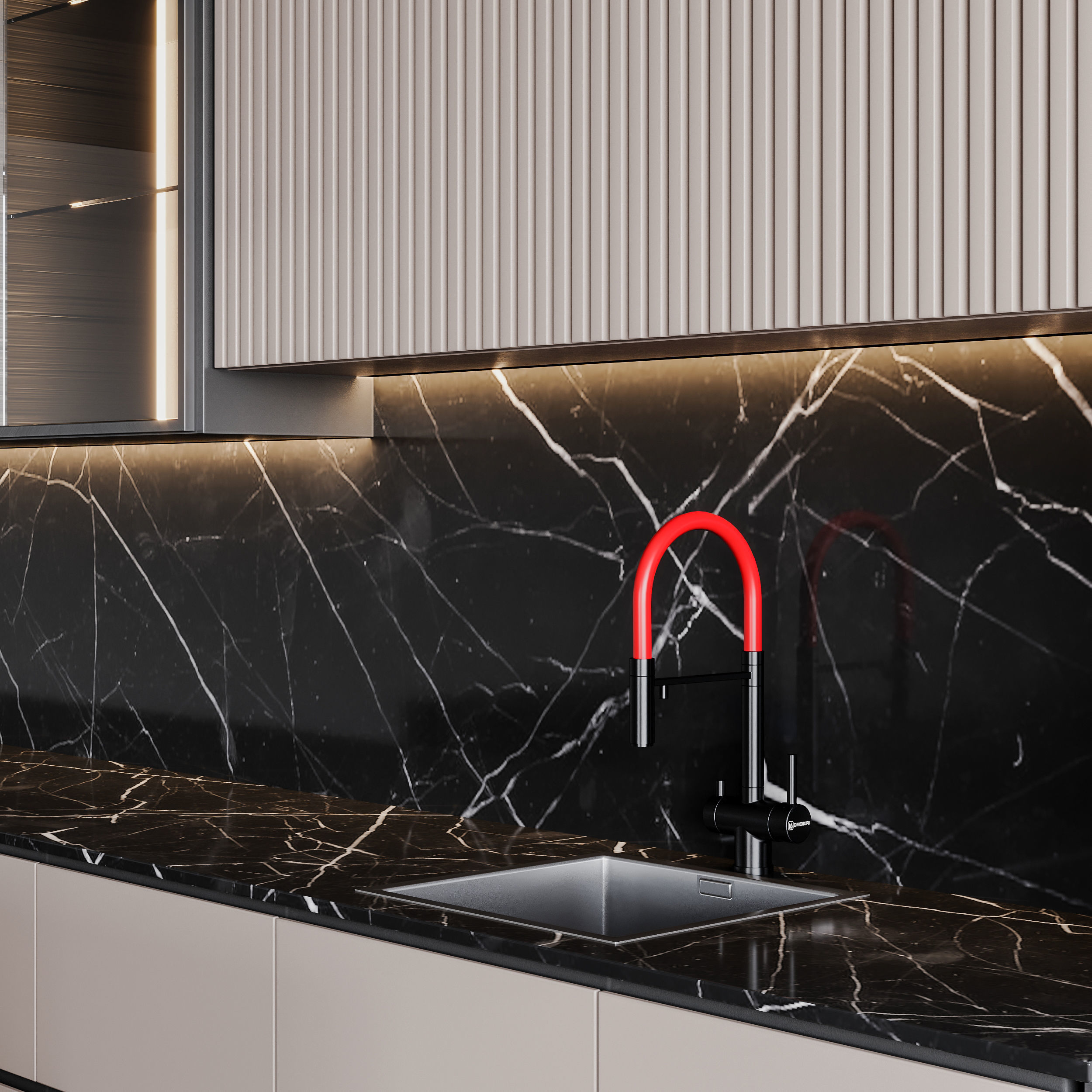 kitchen184 kitchen with cabinets and table 3D model | CGTrader