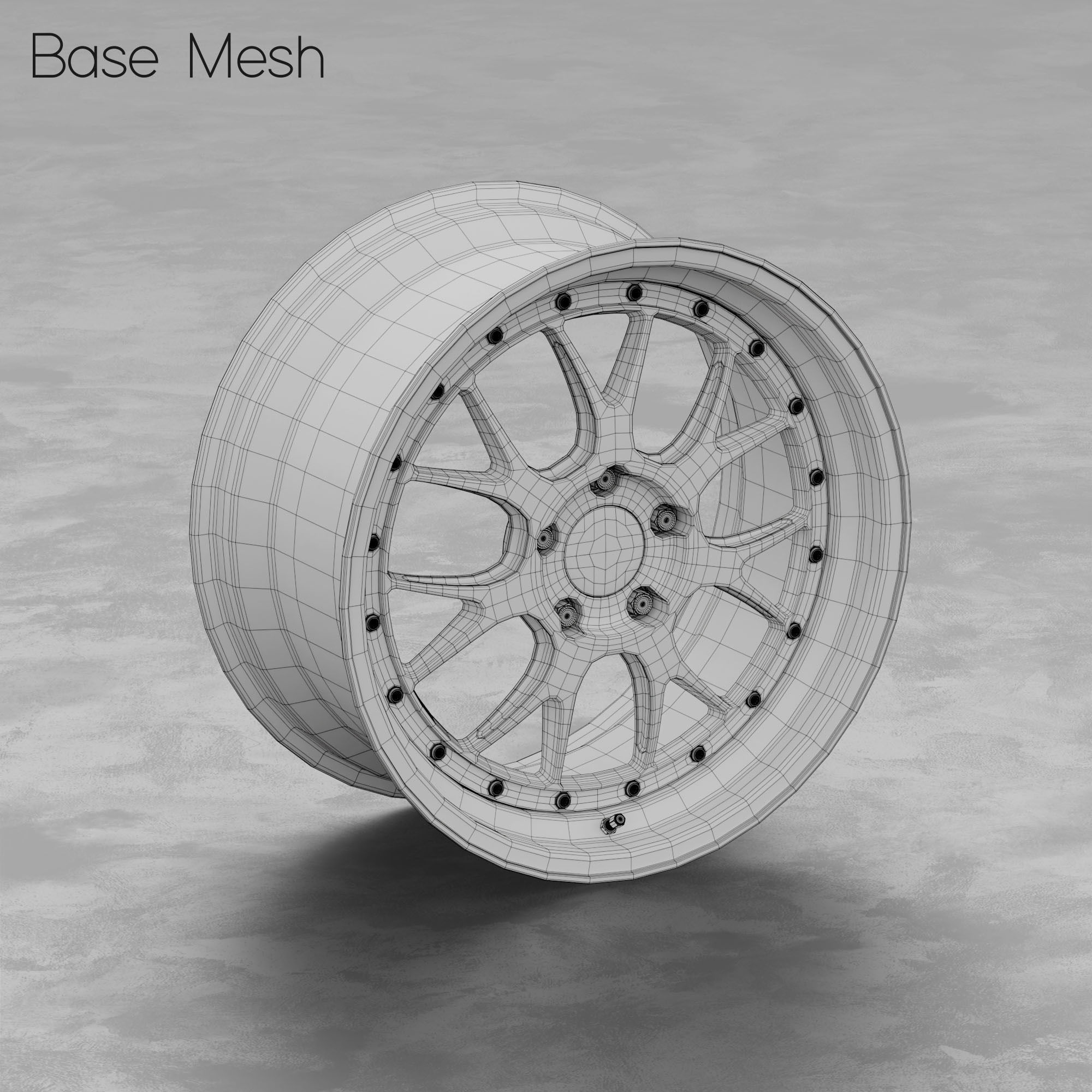 BBS LM-R Rim 3D Model 3D model | CGTrader