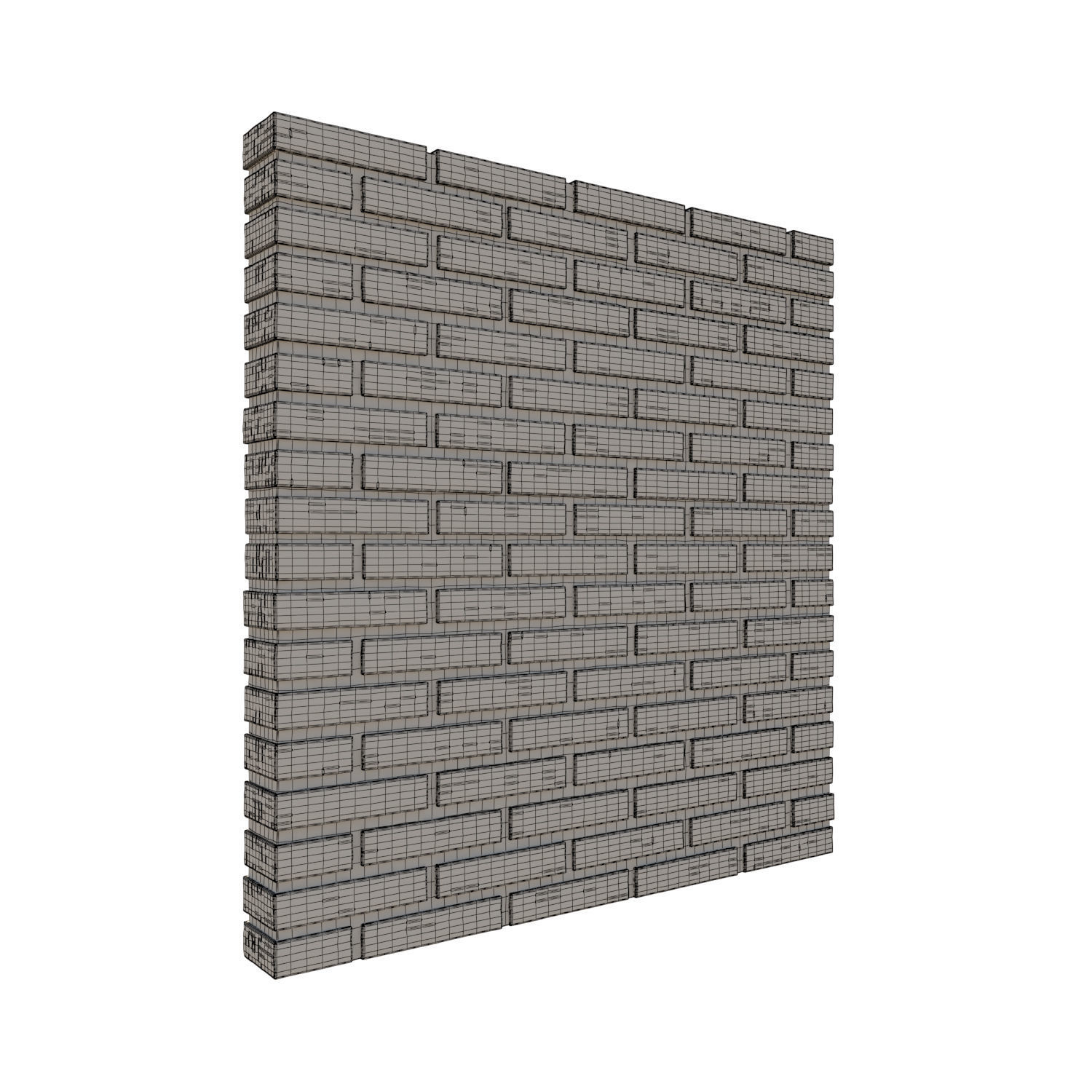 Brick wall 3D model 3D model | CGTrader