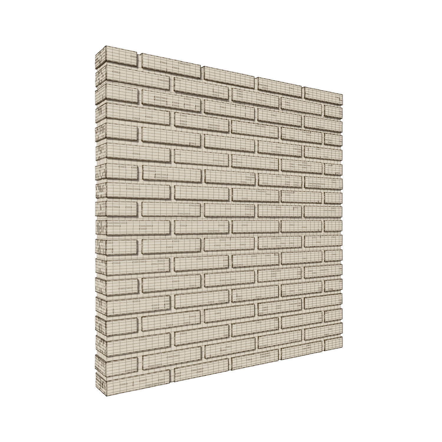 Brick wall 3D model 3D model | CGTrader