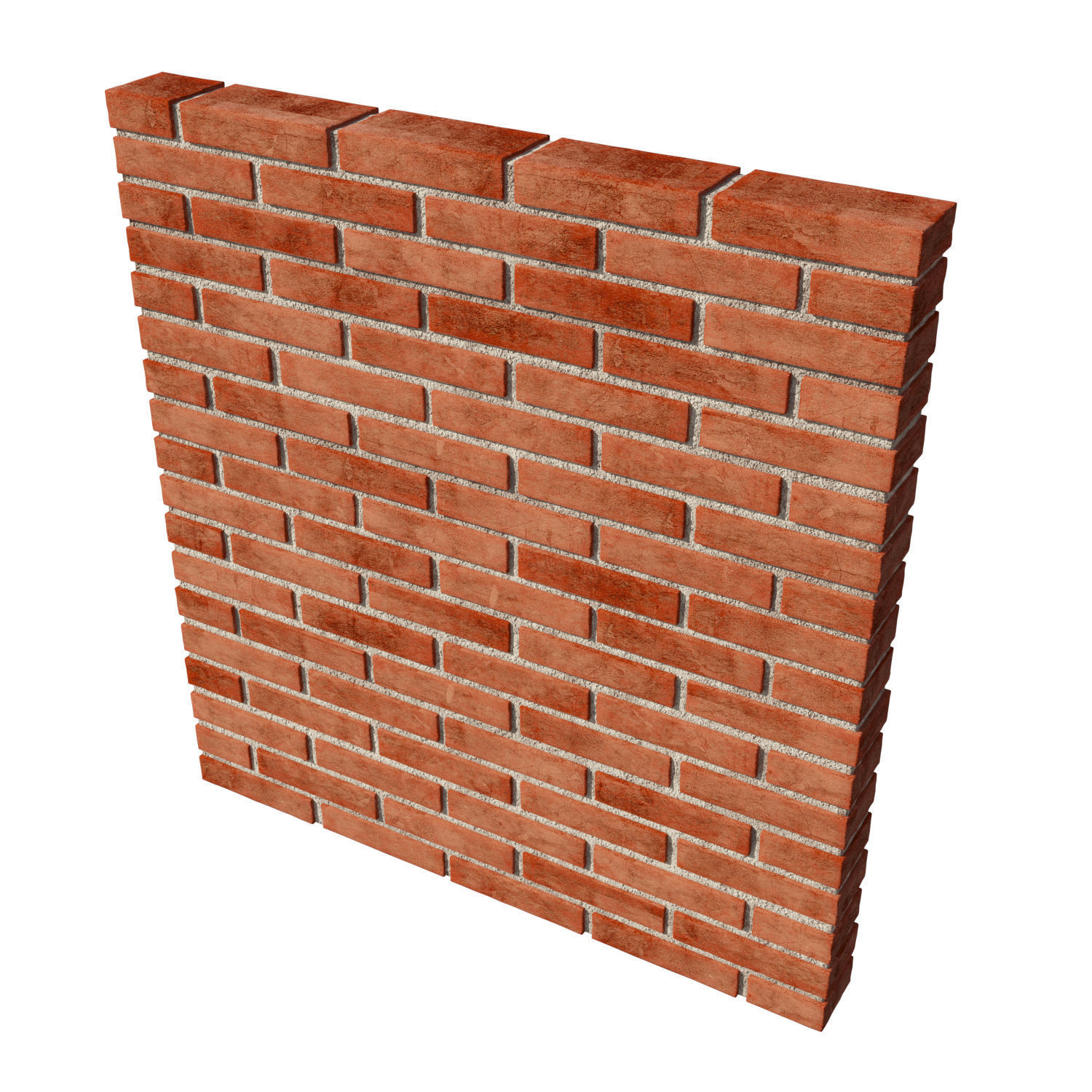 Brick wall 3D model 3D model | CGTrader