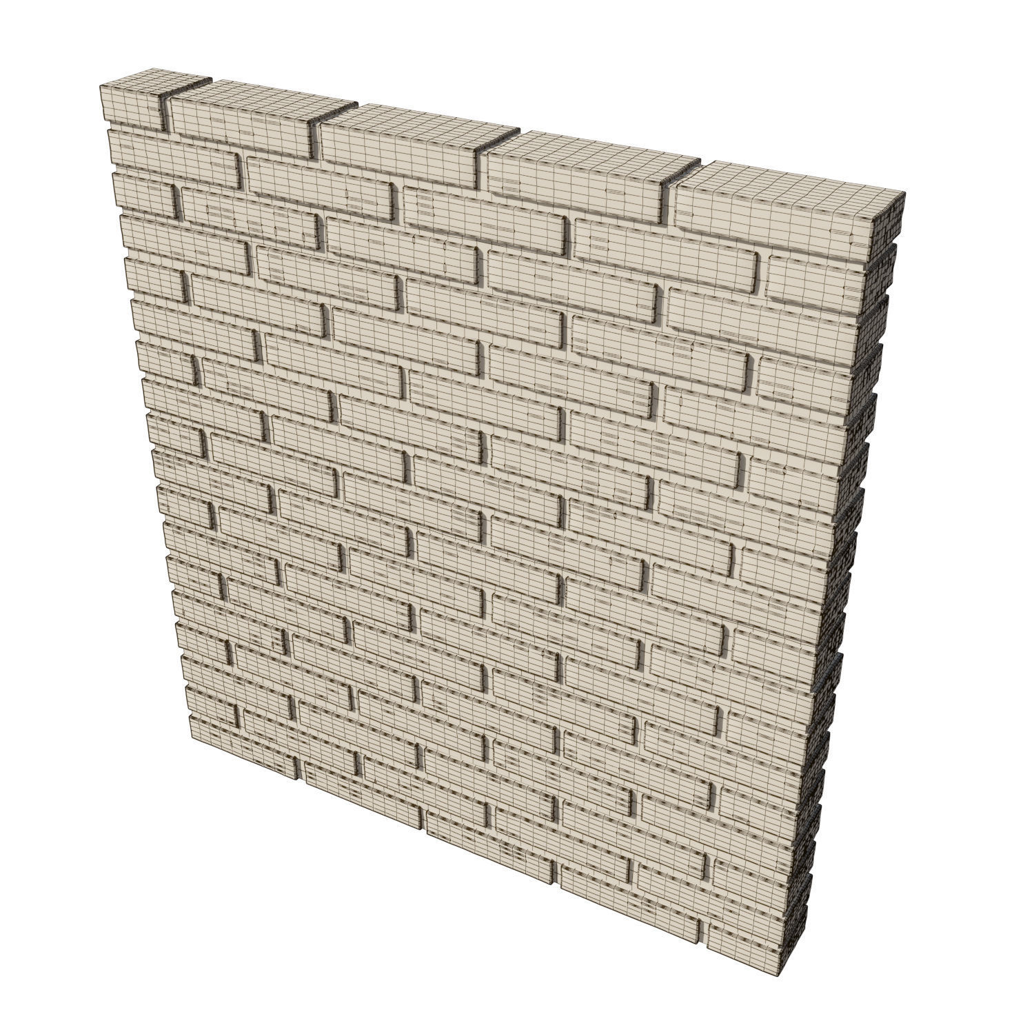 Brick wall 3D model 3D model | CGTrader