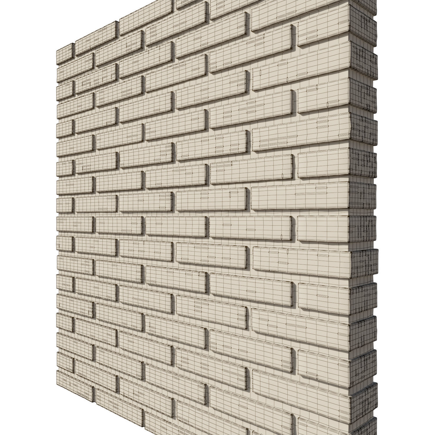Brick wall 3D model 3D model | CGTrader