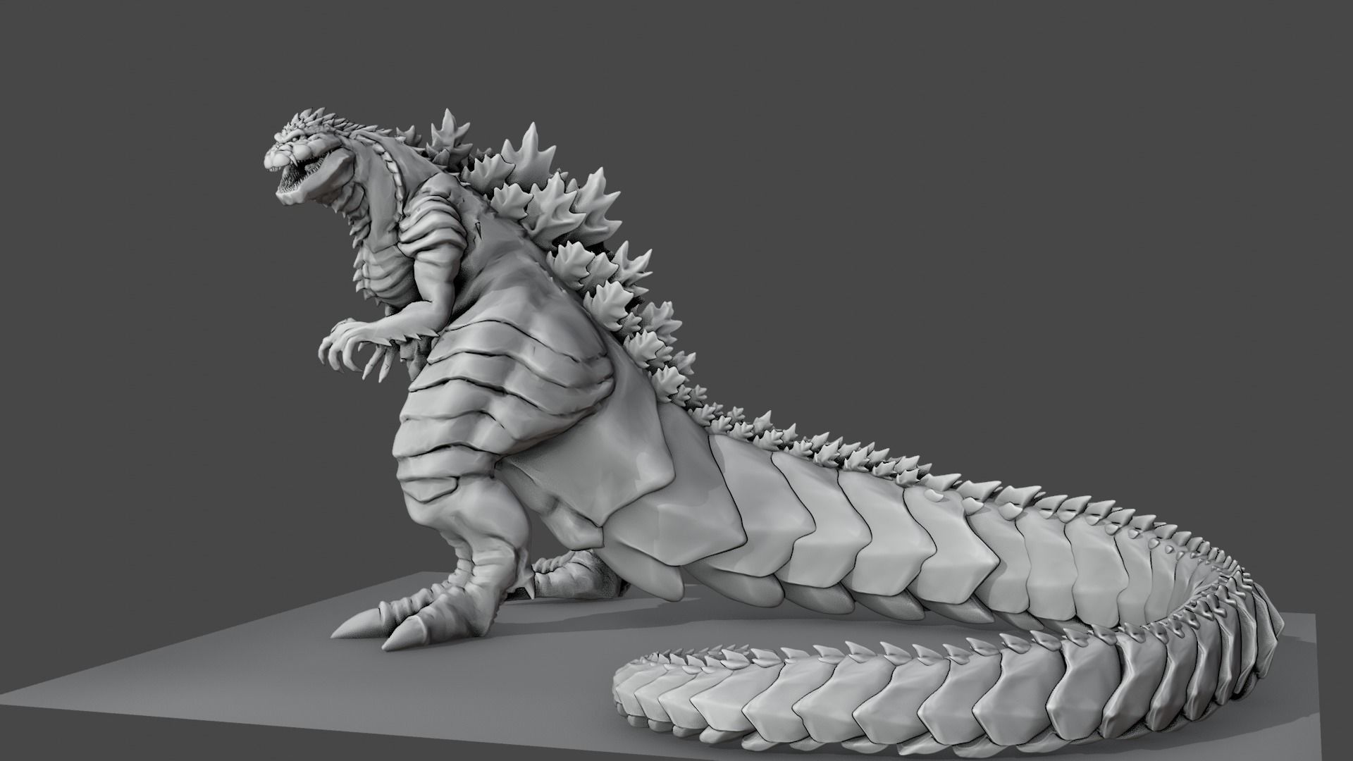 3D model Godzilla ultima VR / AR / low-poly | CGTrader