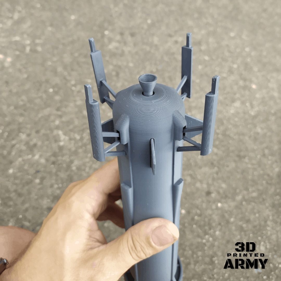 Blue Origin New Shepard Rocket -STL files for 3D printing 3D model 3D ...