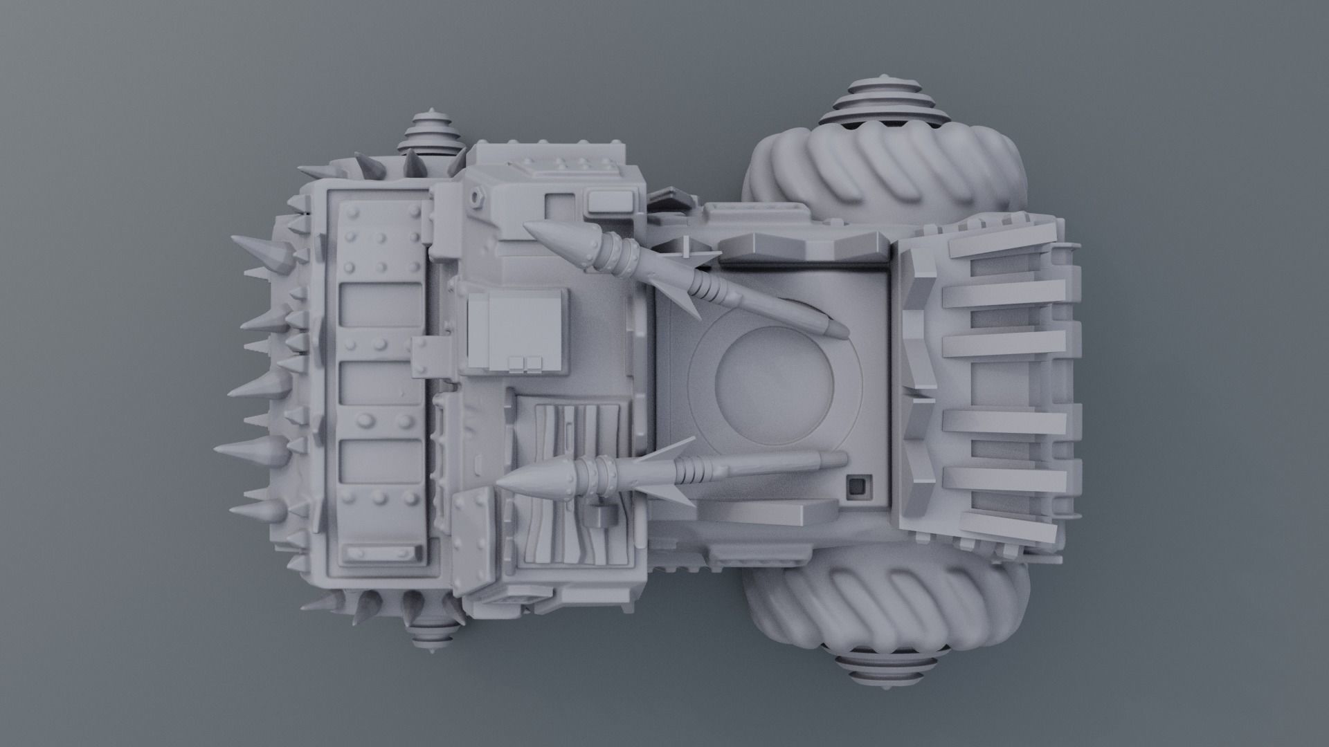 Ork Trukk 3D model 3D printable | CGTrader