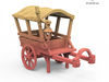 Merchants Covered Cart 3D model 3D printable | CGTrader
