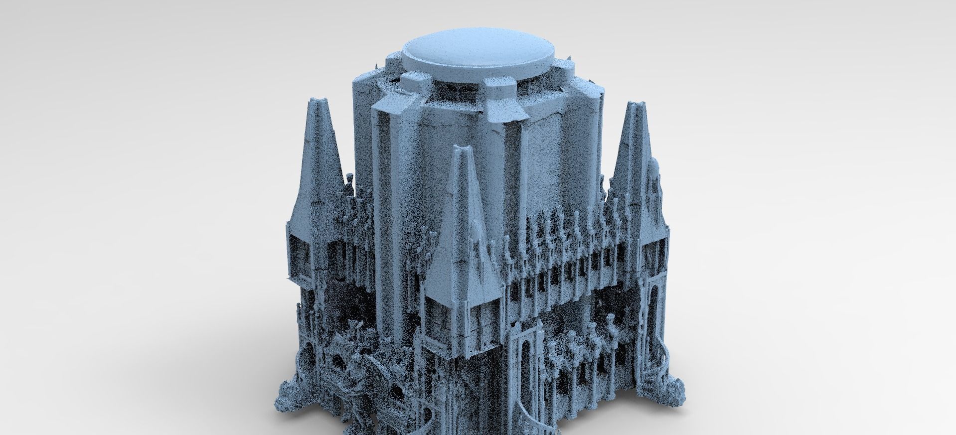 Ancient Hyborian stone temple 3D model | CGTrader