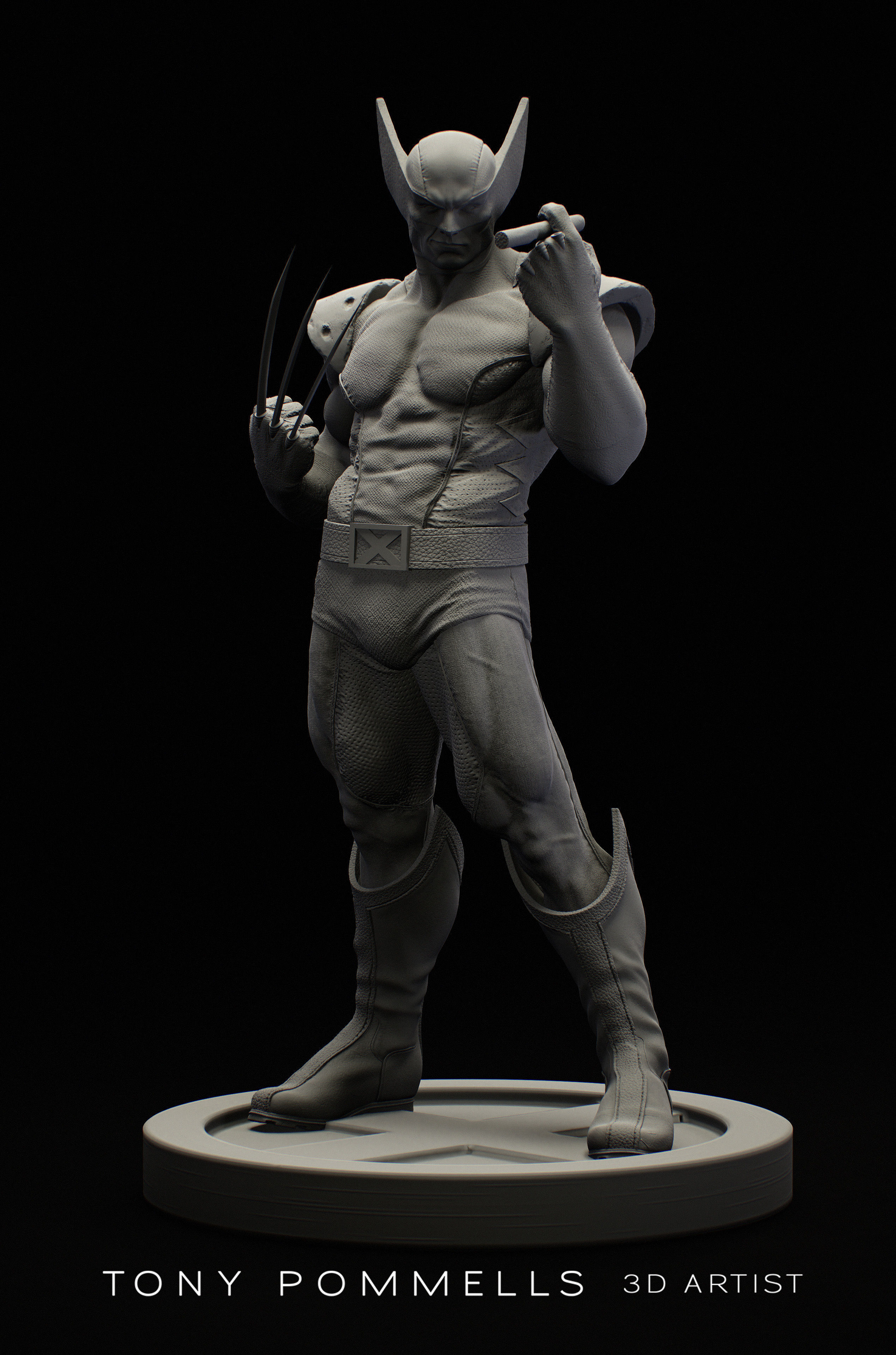 Fan Art of Wolverine 3D model 3D printable | CGTrader