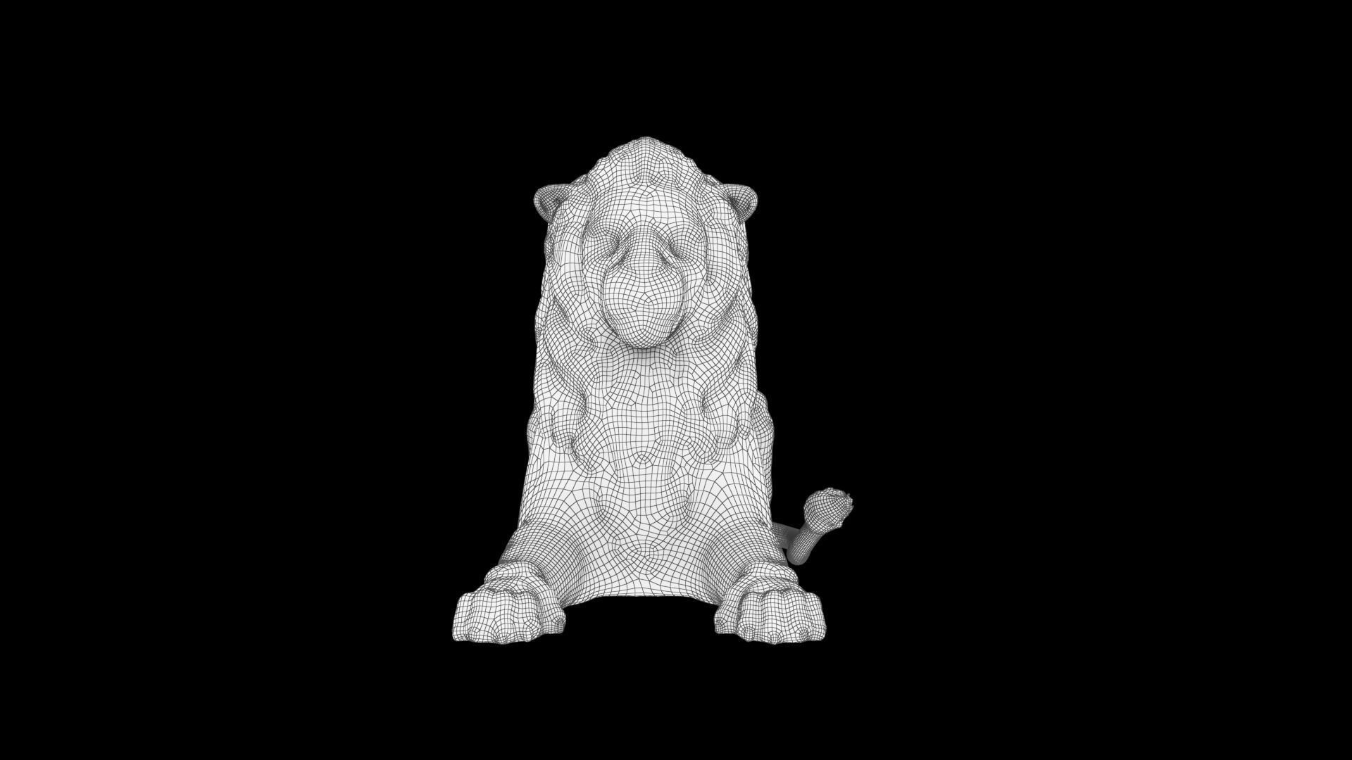 Lion Stachu Low-Poly 3D model | CGTrader