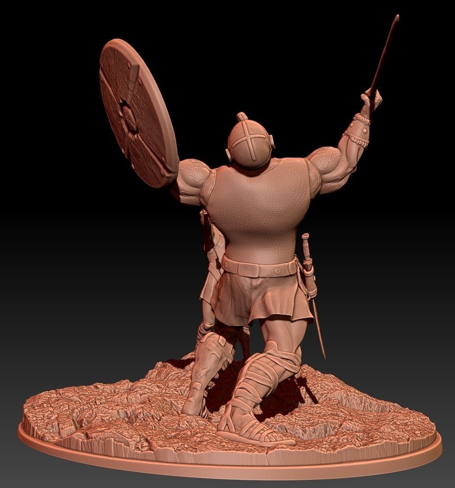David and Goliath - splited 3D model 3D printable | CGTrader