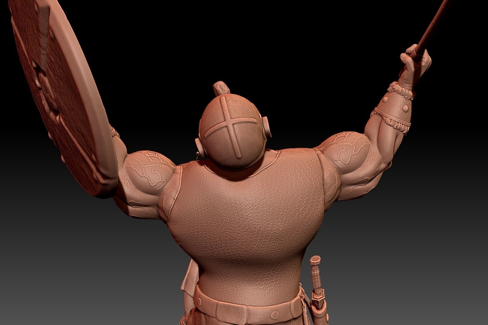 David and Goliath - splited 3D model 3D printable | CGTrader