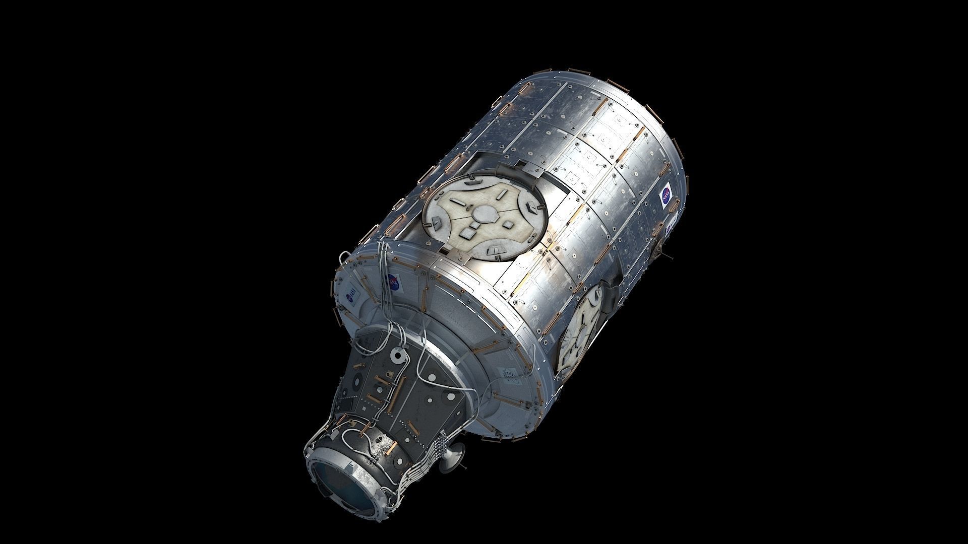 High quality 3D Model Harmony ISS module 3D model | CGTrader