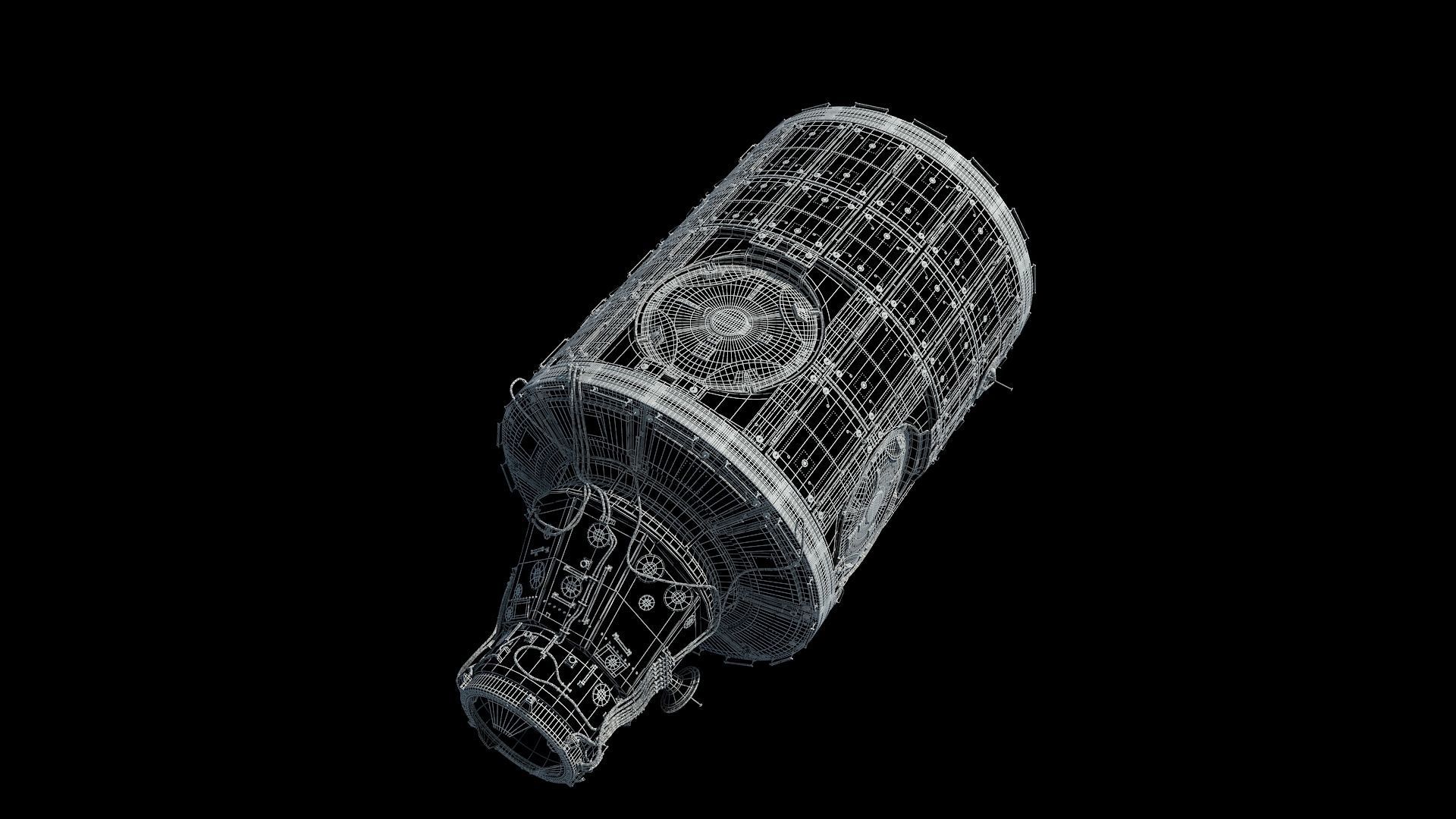High quality 3D Model Harmony ISS module 3D model | CGTrader