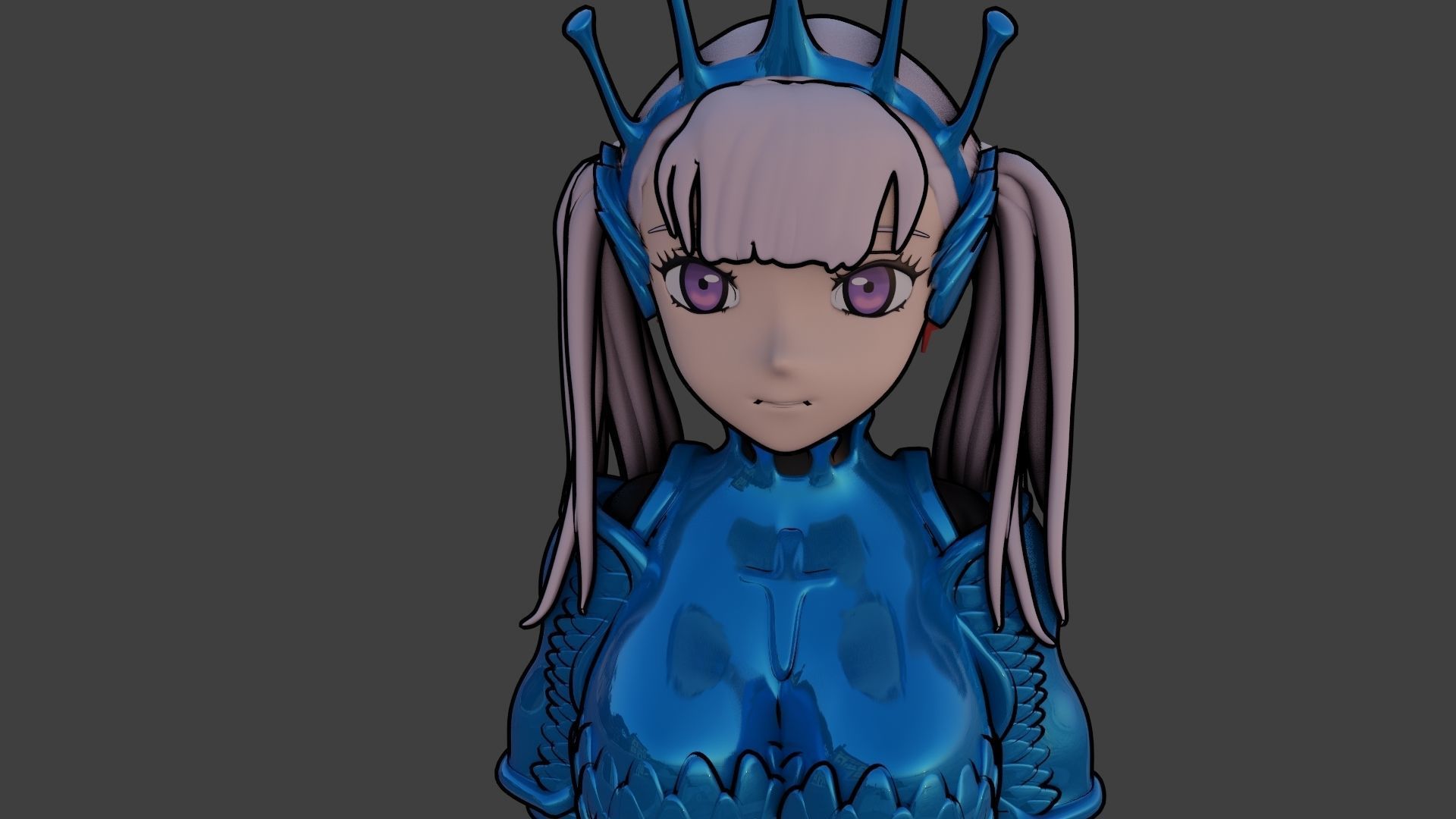 Noelle Silva Black Clover Mesh 3D free 3D model animated rigged | CGTrader