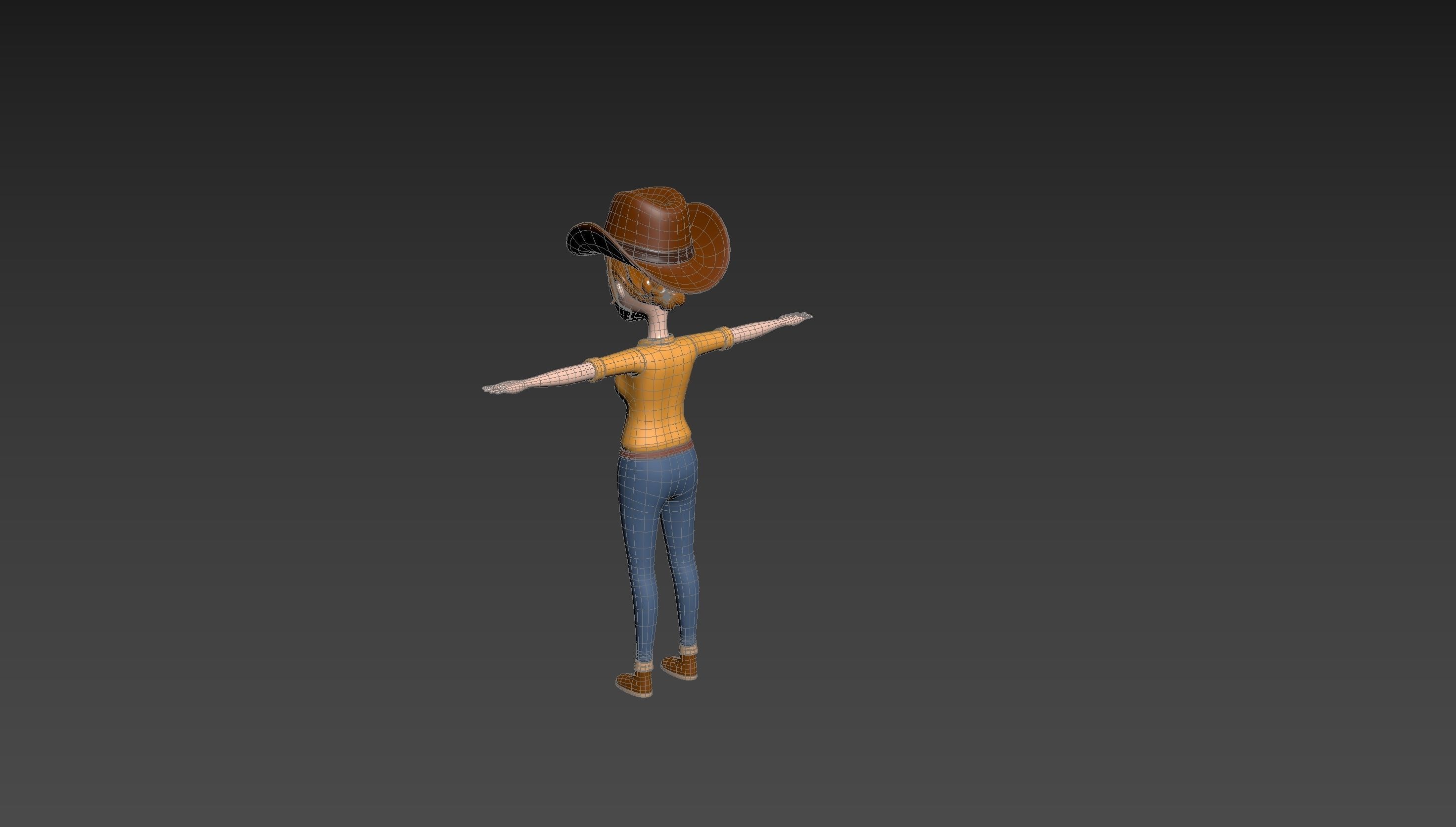 Cartoongirl035 Cow Girl 3d Model Cgtrader