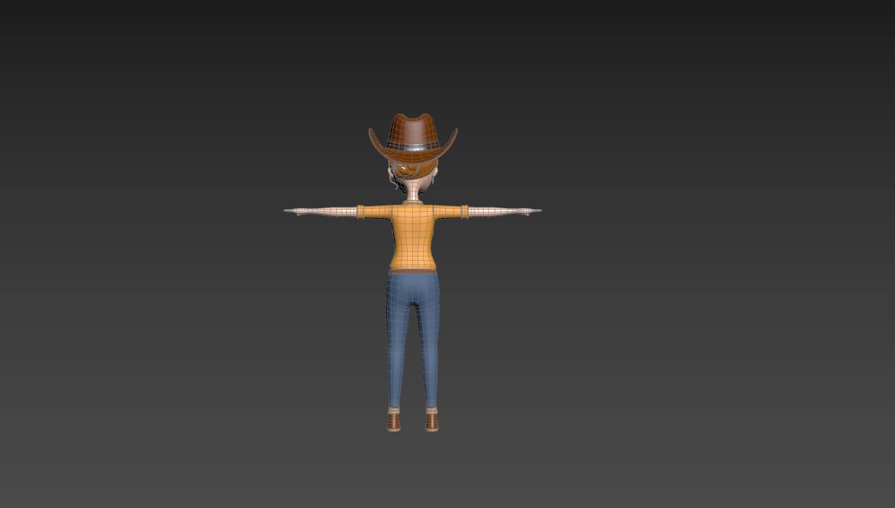 Cartoongirl035 Cow Girl 3d Model Cgtrader