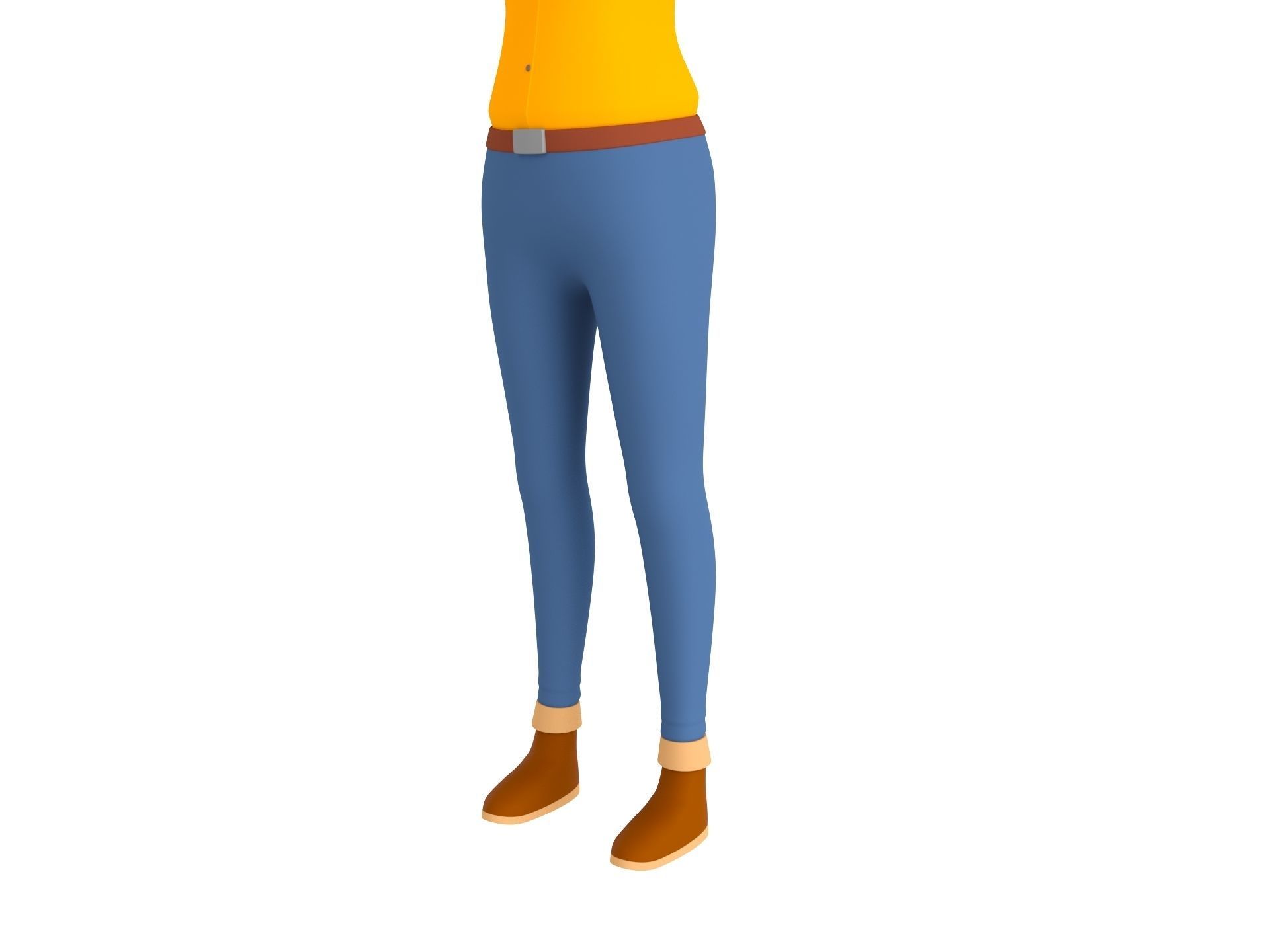 Cartoongirl035 Cow Girl 3d Model Cgtrader