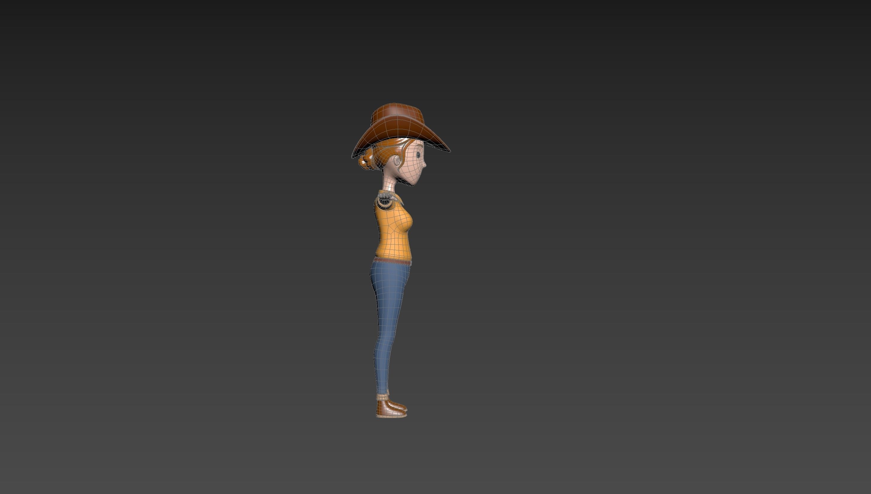 Cartoongirl035 Cow Girl 3d Model Cgtrader
