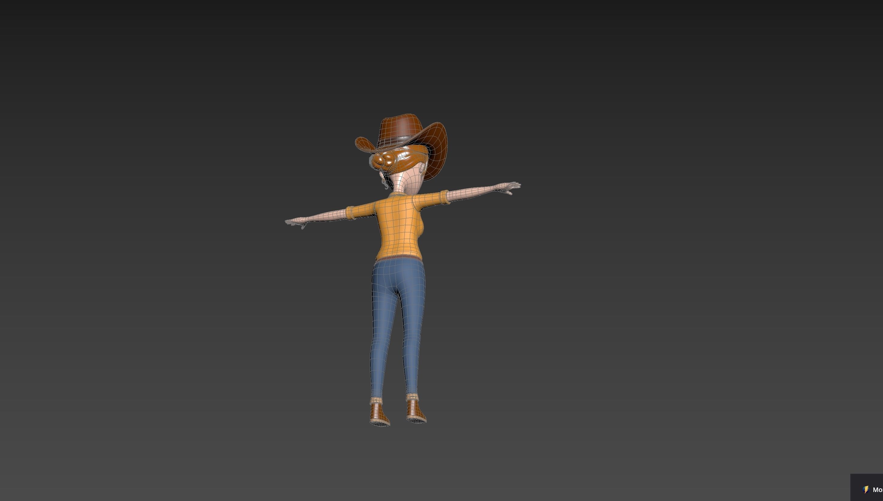 Cartoongirl035 Cow Girl 3d Model Cgtrader