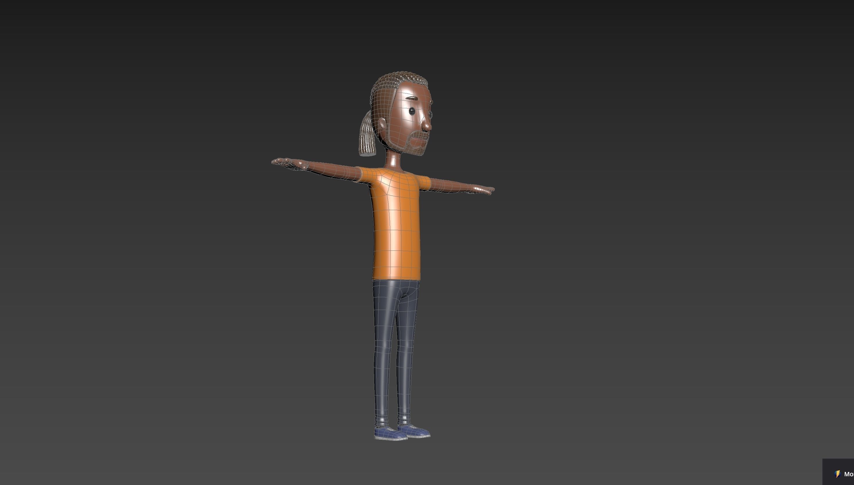 CartoonMan047 Black Guy 3D model | CGTrader