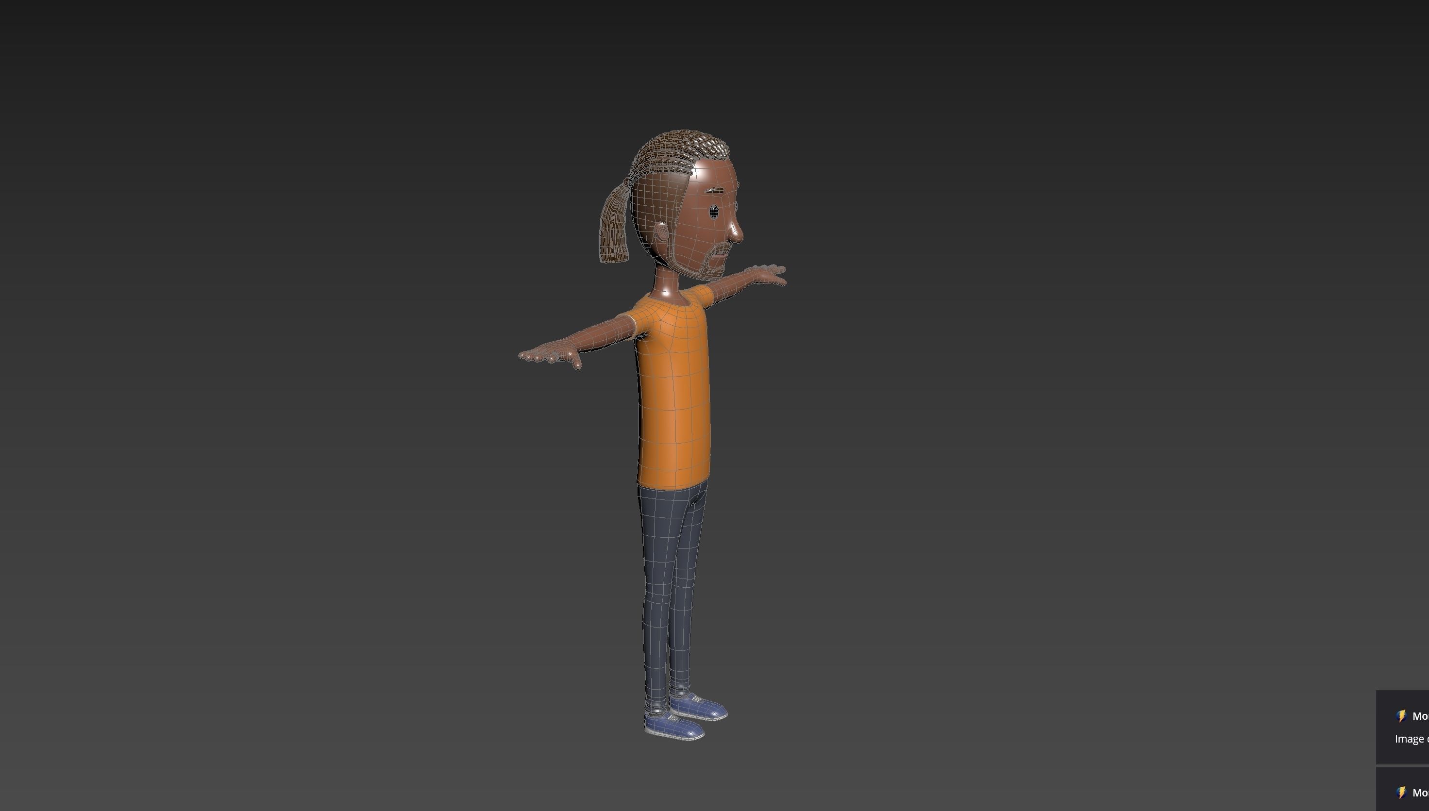 CartoonMan047 Black Guy 3D model | CGTrader