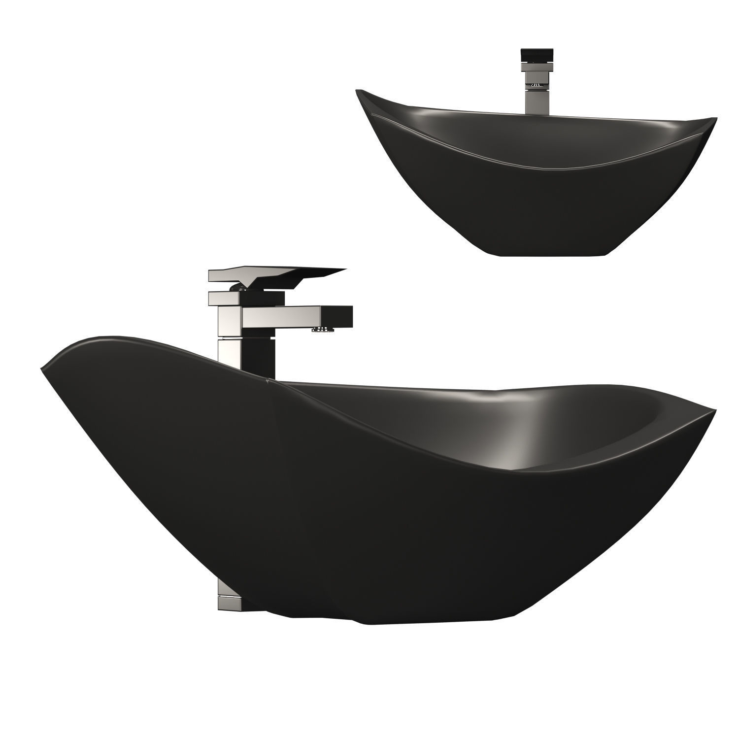 Black Wash basin 3D model | CGTrader