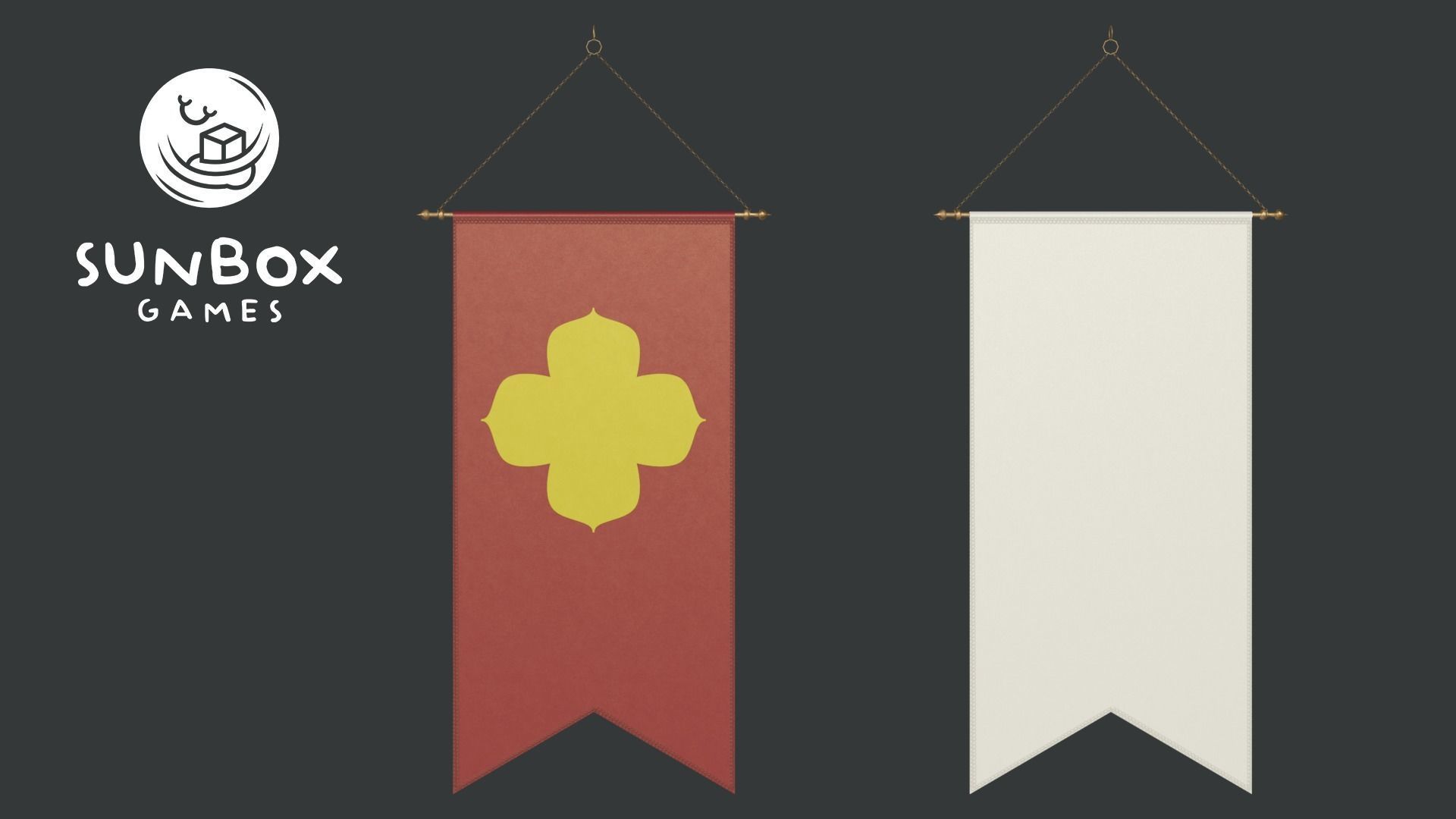 Renaissance Hanging Banner free VR / AR / low-poly 3D model | CGTrader