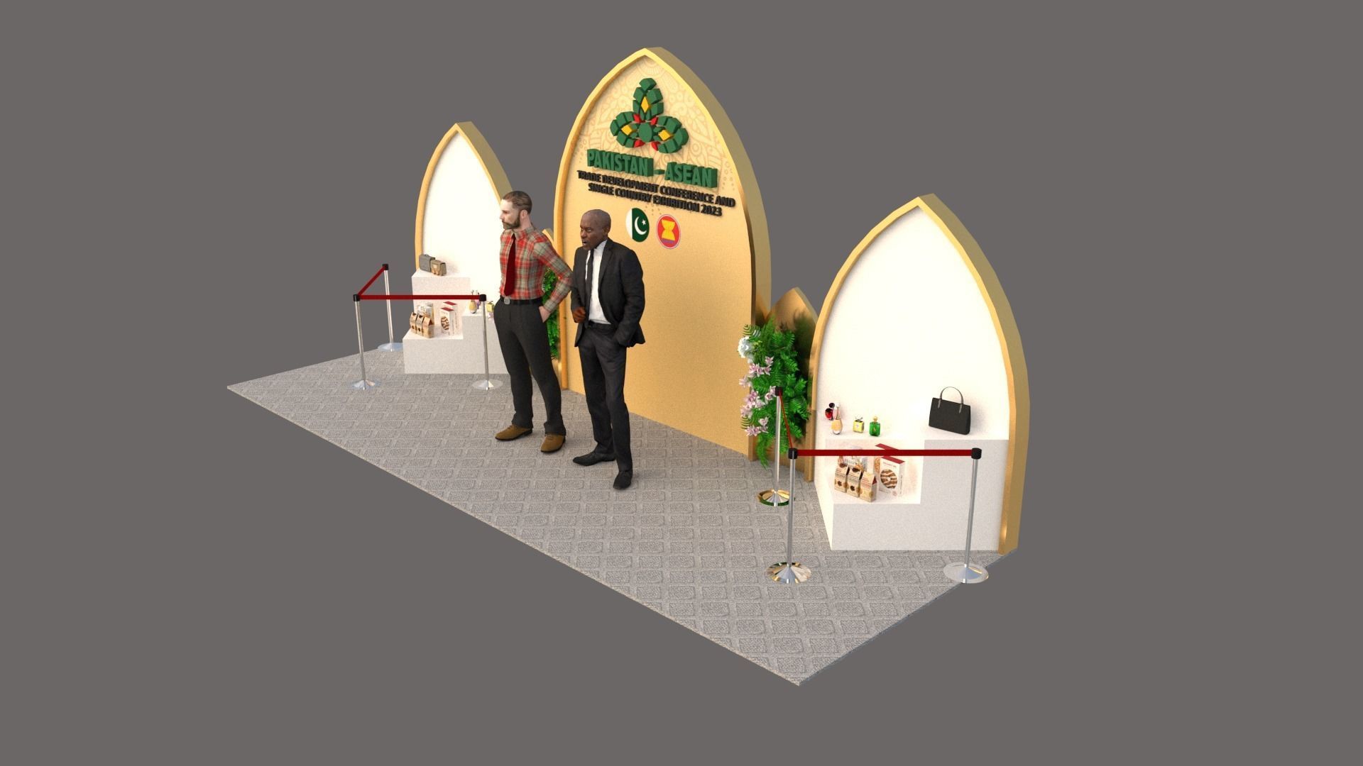 3D model Photobooth Arabic Design VR / AR / low-poly | CGTrader