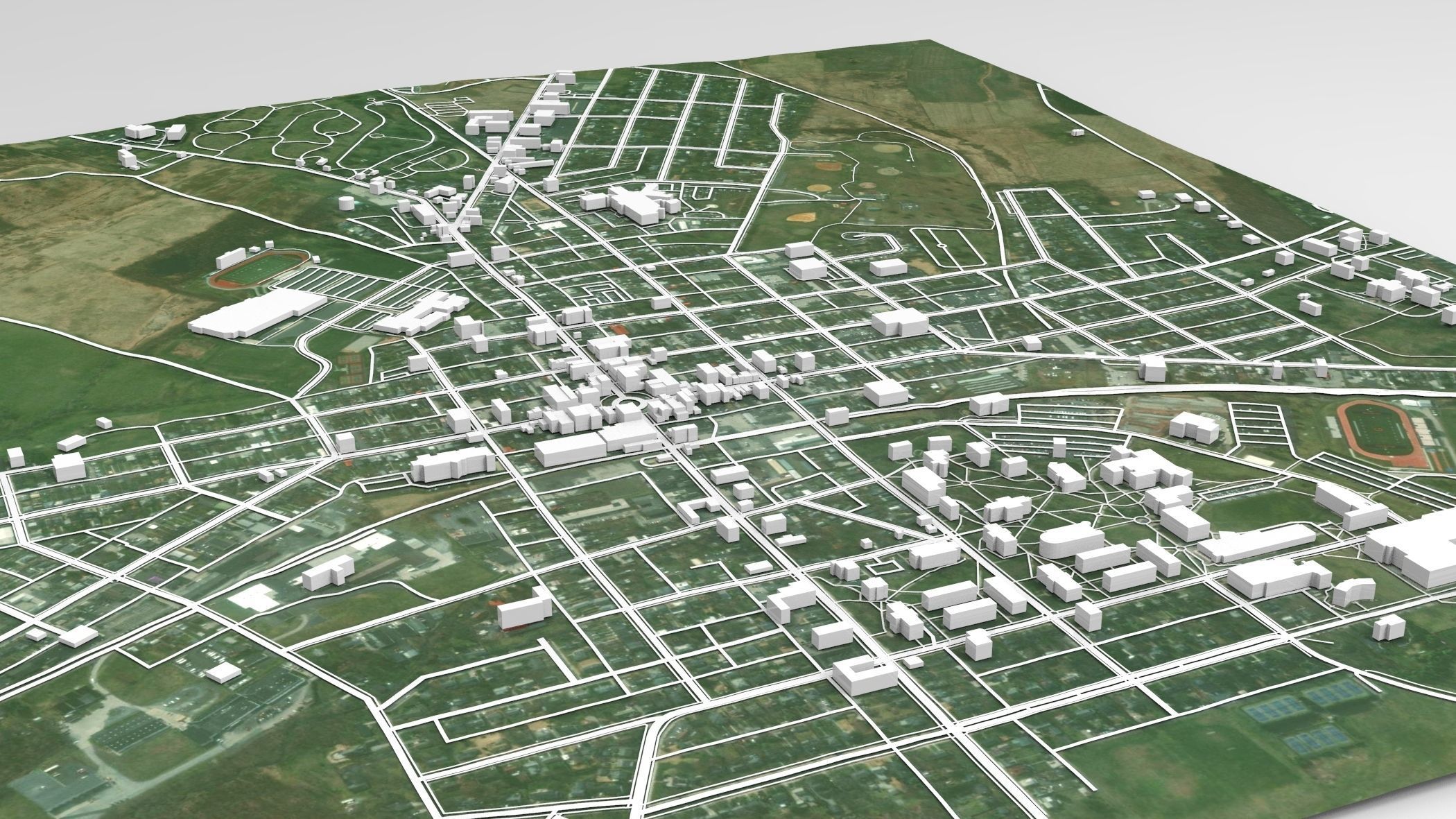 Cityscape Gettysburg Pennsylvania USA 3D model | CGTrader