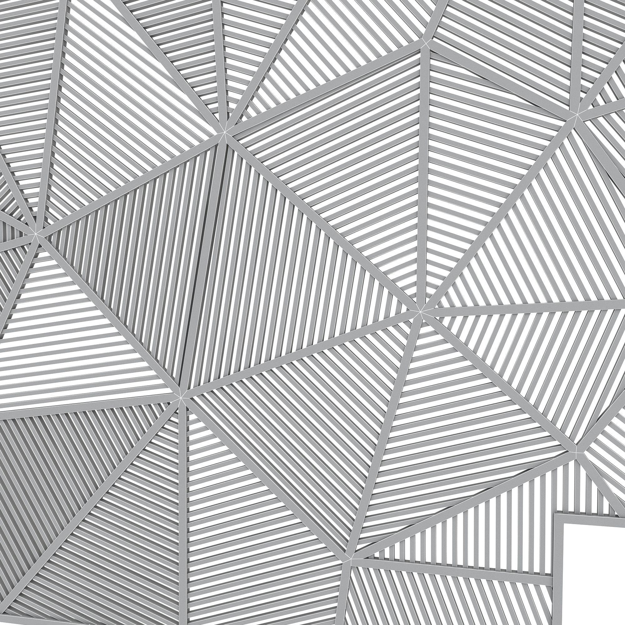 3D model 3D asymmetrical wooden ceiling model VR / AR / low-poly | CGTrader